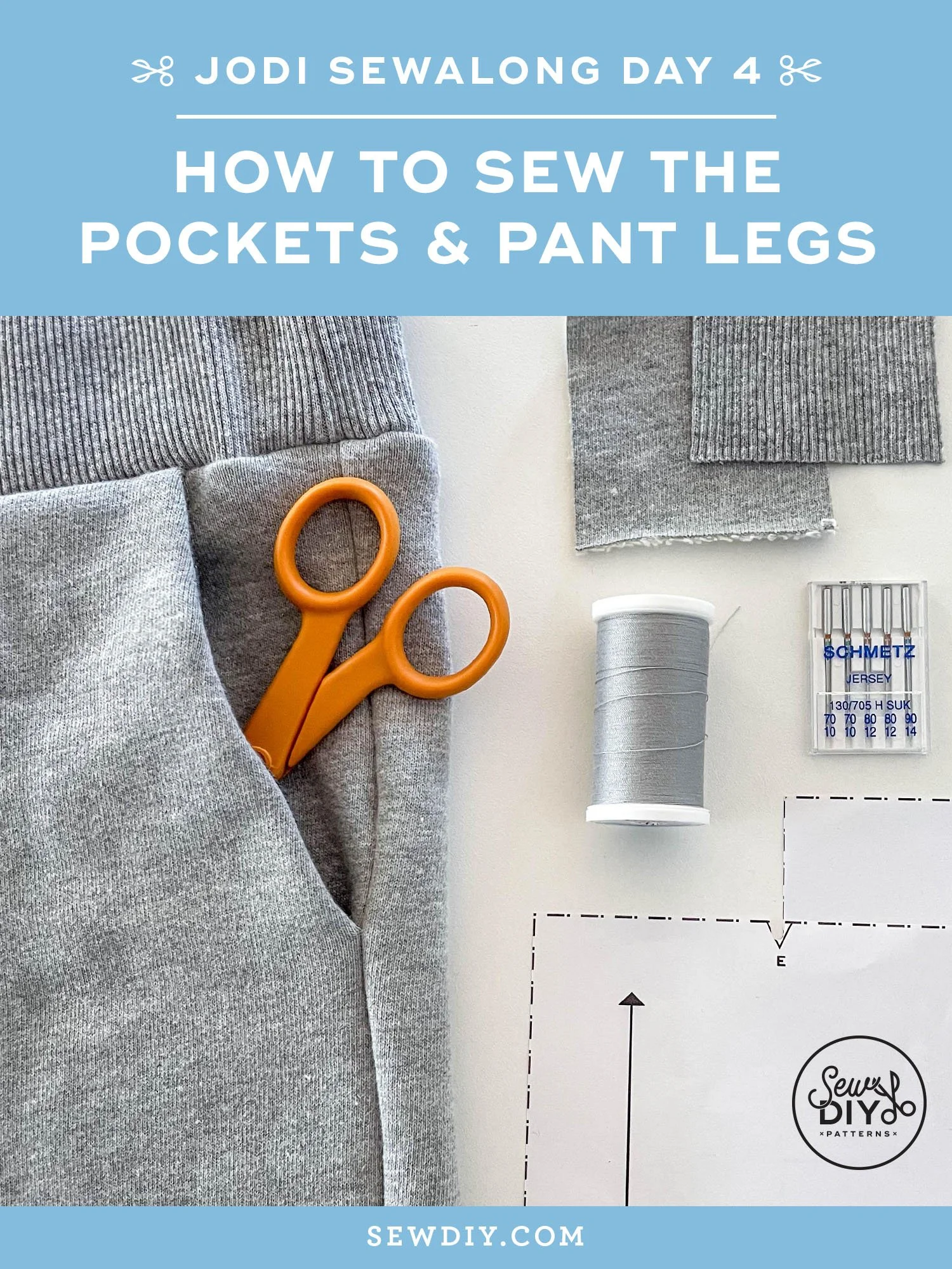 How to Sew the Pockets and Pant Legs — Jodi Knit Pants Sewalong Day 4 ...