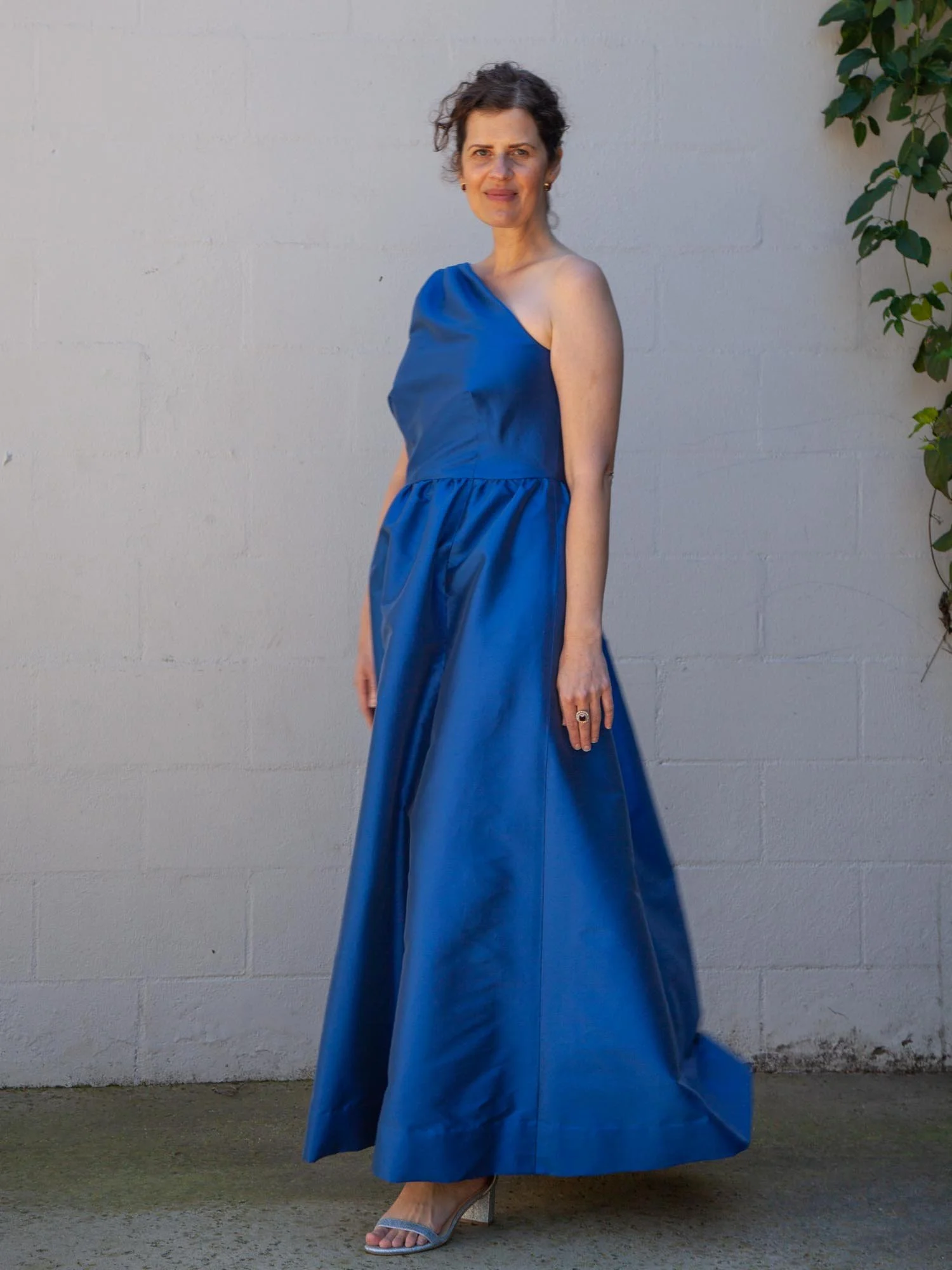DIY One-Shoulder Evening Gown–Self-drafted — Sew DIY