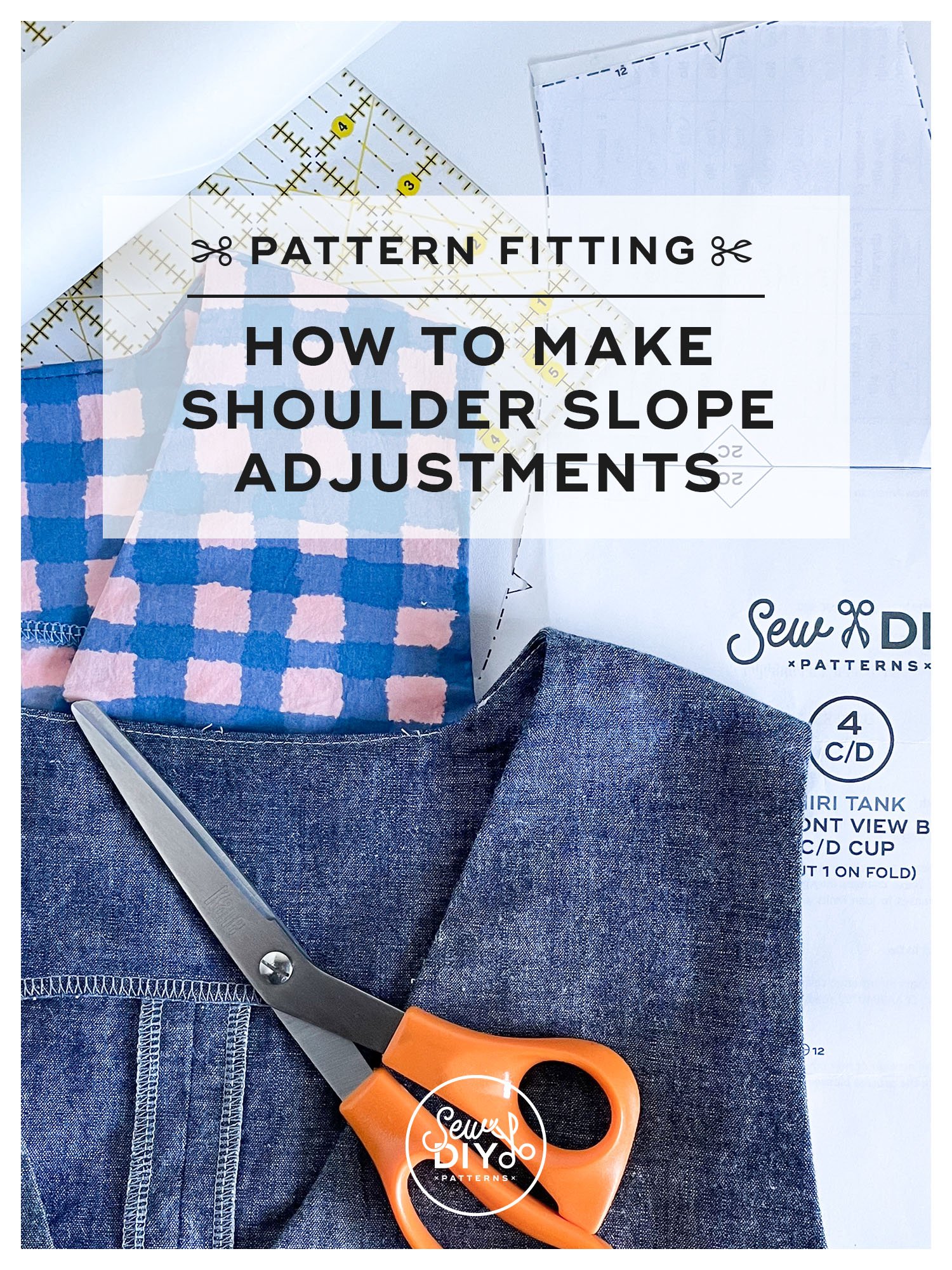 Pattern Fitting: How to Adjust the Shoulder Slope of a Pattern—Video ...