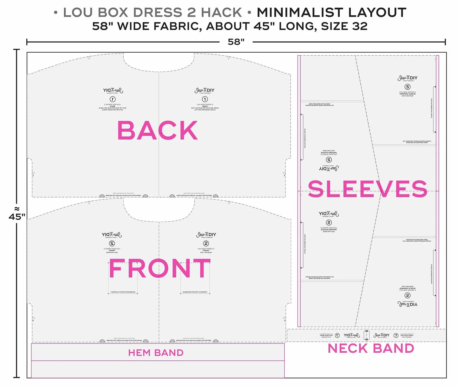 DIY Cropped Long-Sleeved Boxy Top — Lou Box Dress 2 Pattern Hack — Sew DIY