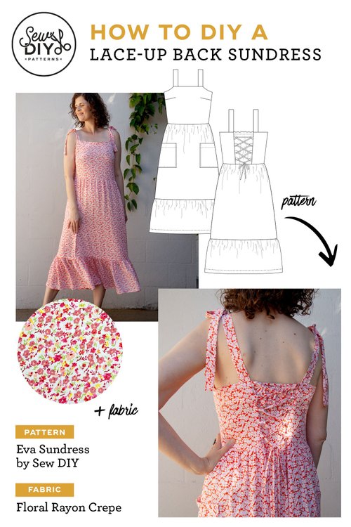 Fabric and supplies for the Sew DIY Eva Pattern — Sew DIY