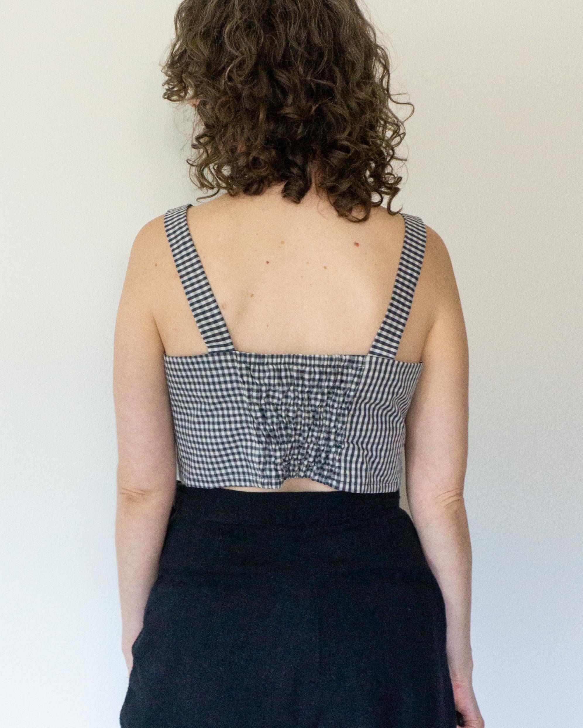 DIY Shirred Back Crop Top — Hack of the Eva Sewing Pattern — Sew DIY