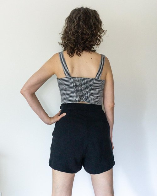 DIY Shirred Back Crop Top — Hack of the Eva Sewing Pattern — Sew DIY
