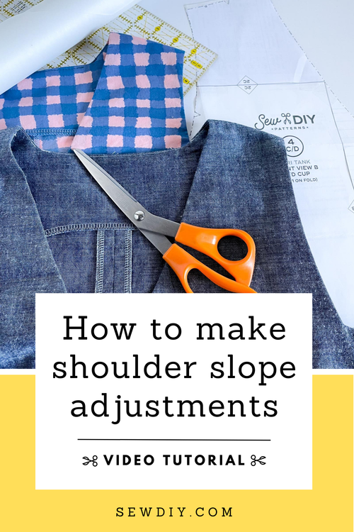 Pattern Fitting: How to Adjust the Shoulder Slope of a Pattern—Video ...