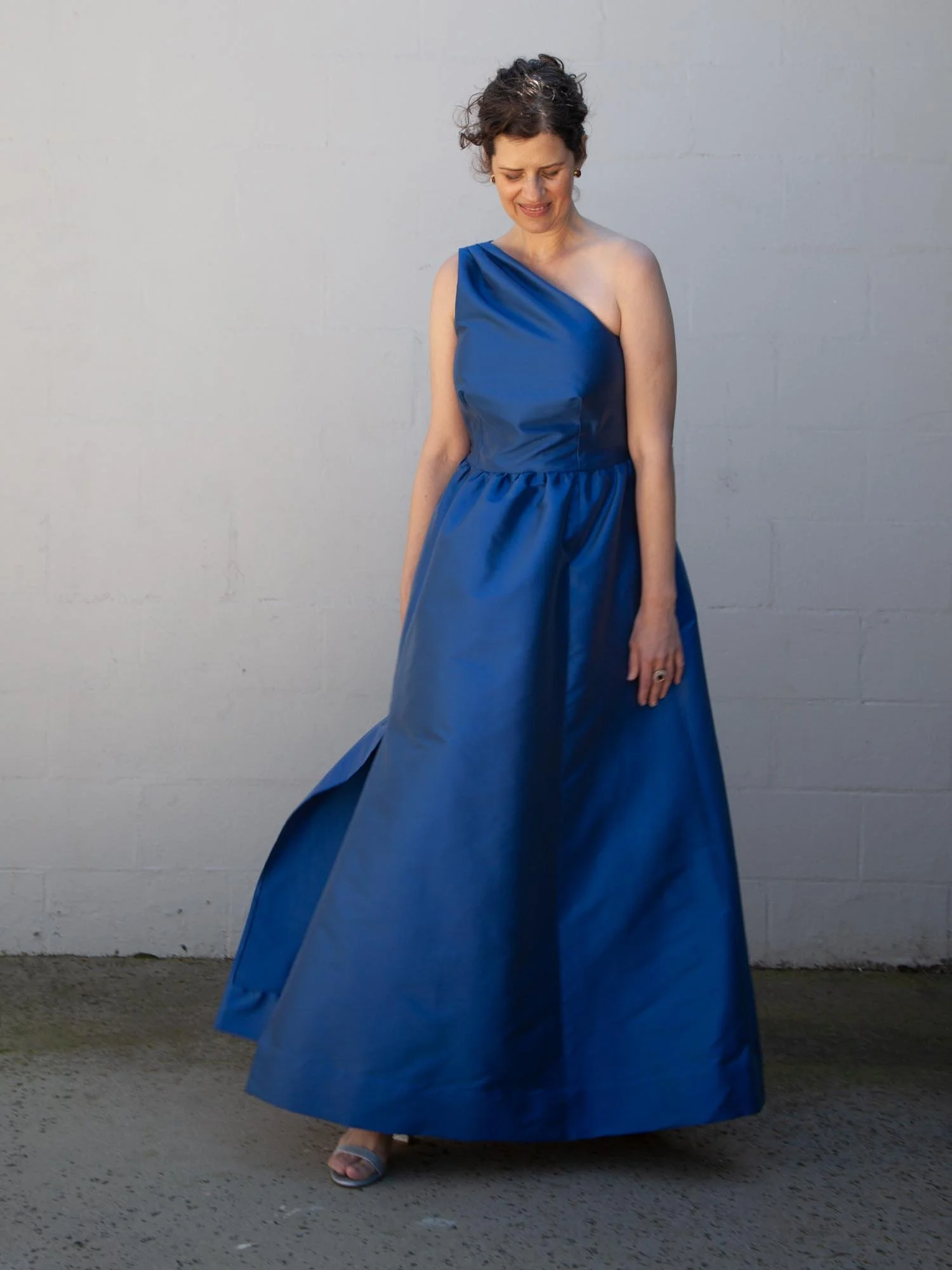 DIY One-Shoulder Evening Gown–Self-drafted — Sew DIY
