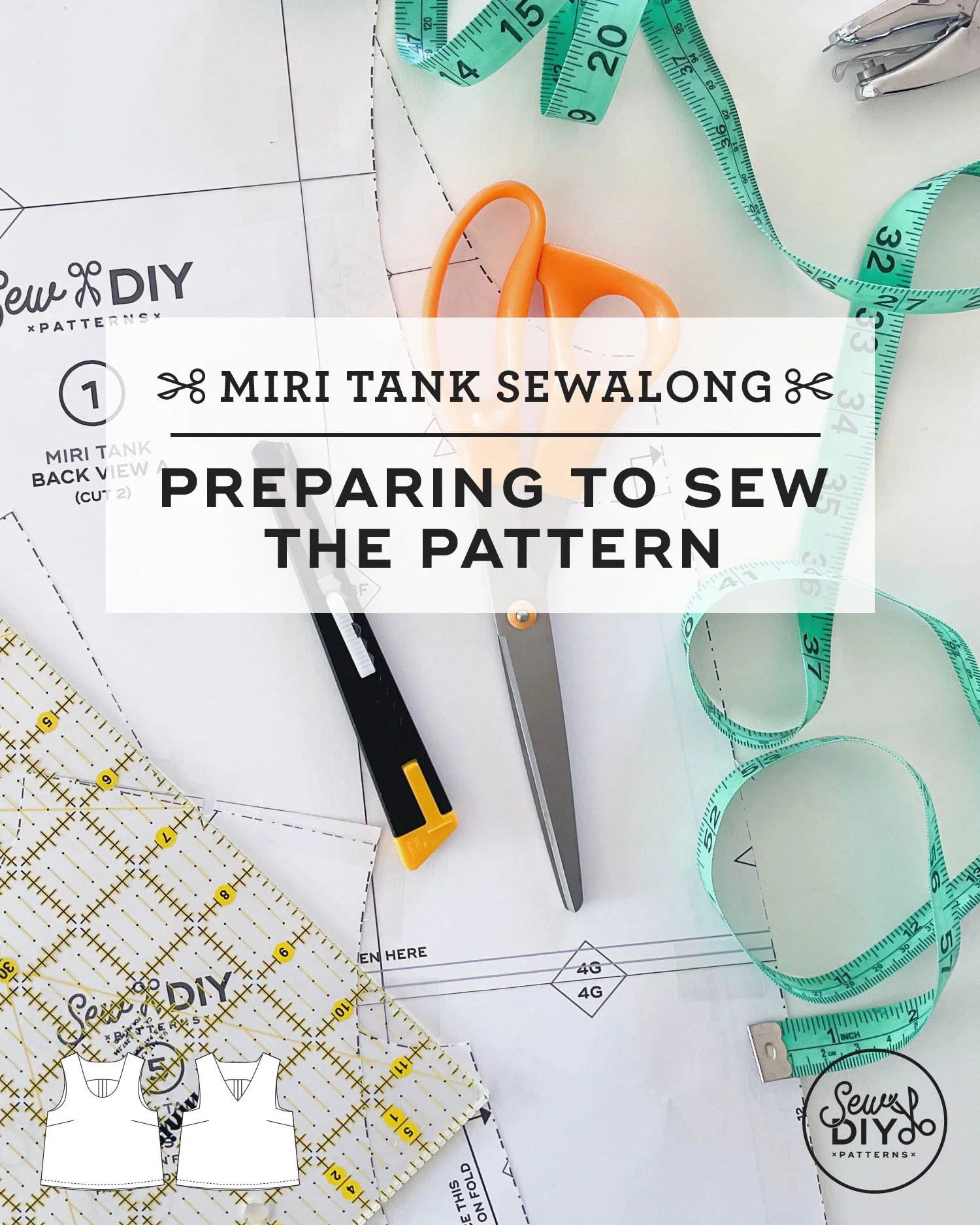 Preparing to Sew the Miri Tank Top Pattern — Sew DIY