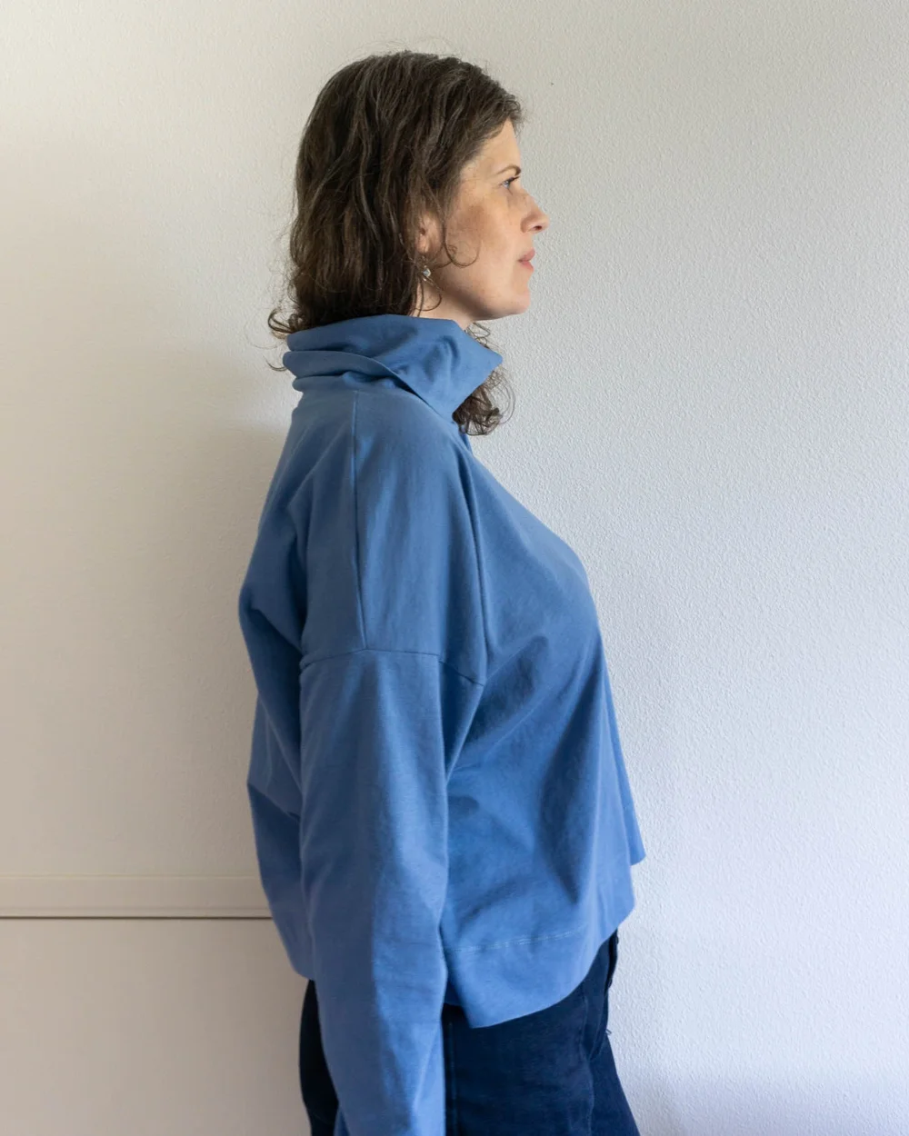 Free Pattern Add-On—Lou Box Top Turtleneck Collar — Sew DIY