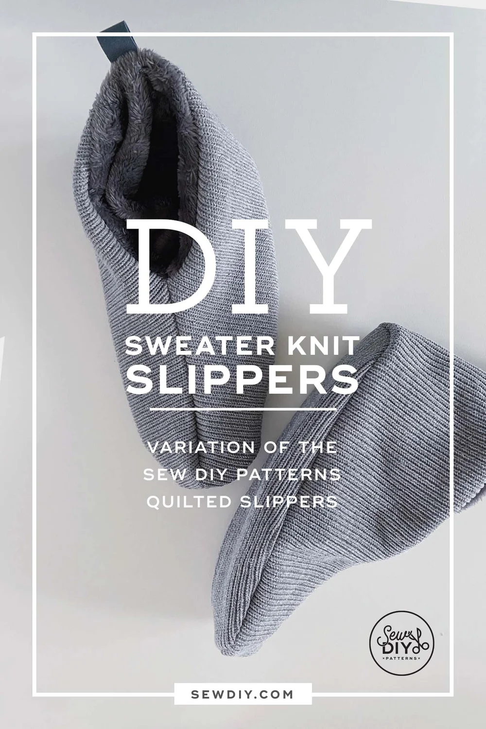 DIY Sweater Knit Bootie Slippers — Sew DIY