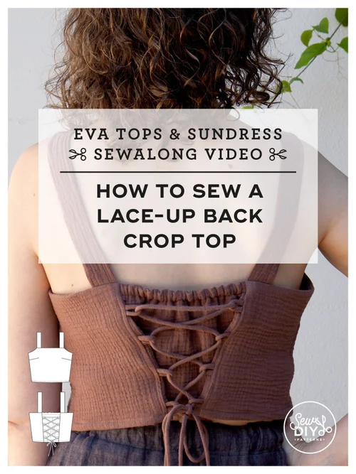 How to sew the Eva Crop Top — Minimalist sewalong Video — Sew DIY