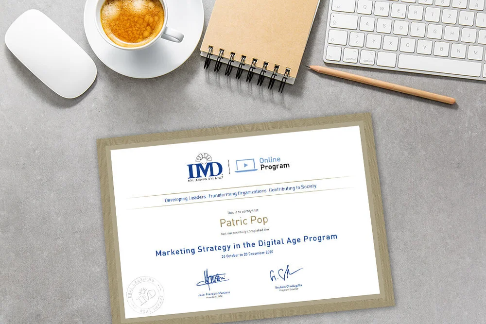 Graduating from IMD in Digital Marketing Strategy — Creative Direction ...