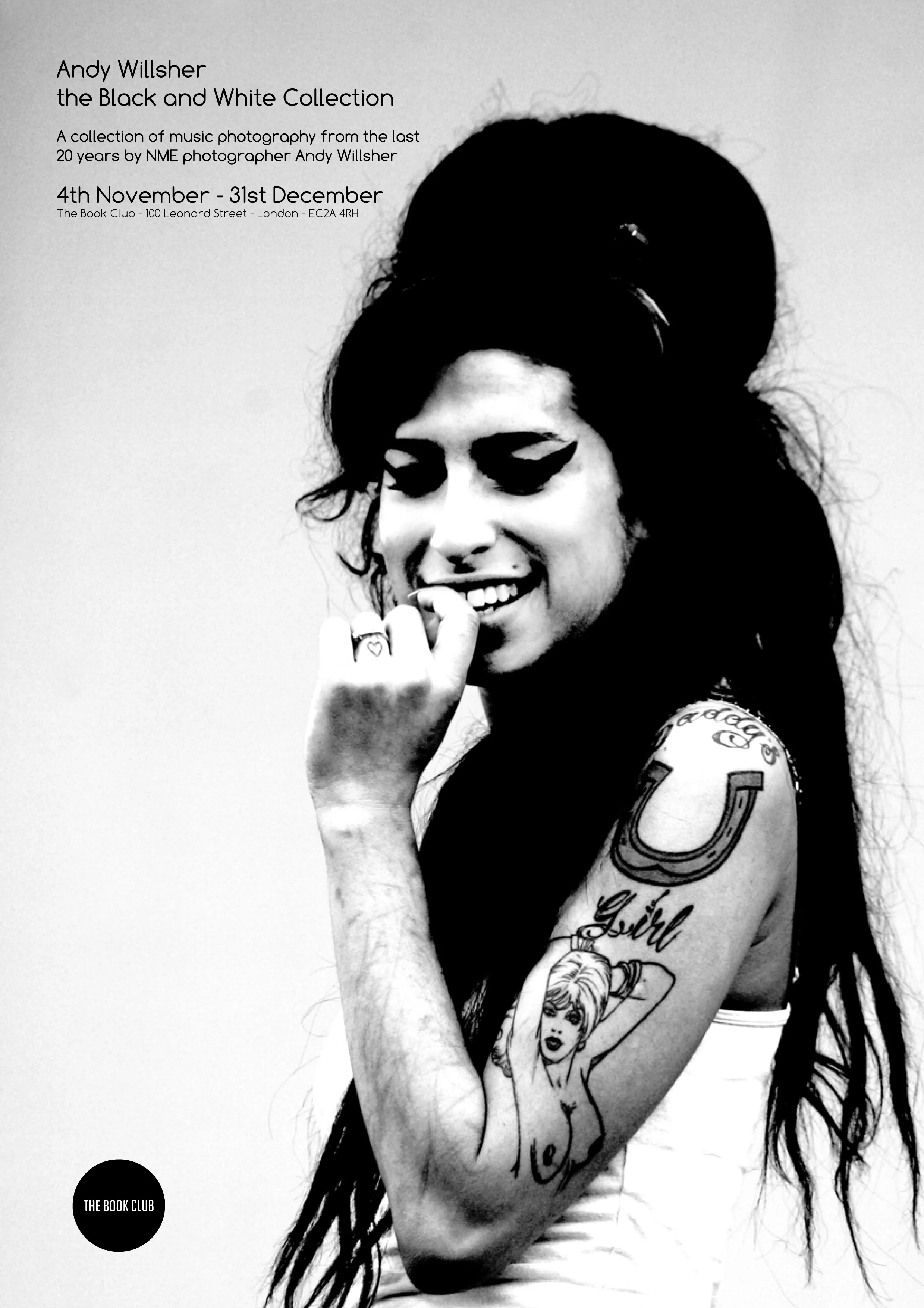 Amy Winehouse A1 Exhibition Poster — ANDY WILLSHER