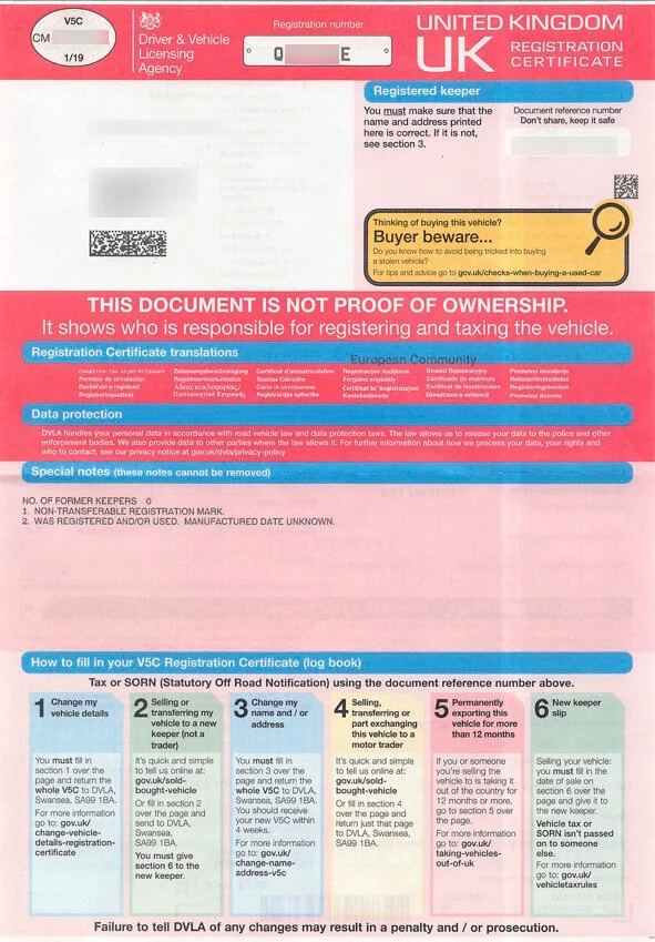 How I Registered My PLEV as a Mobility Scooter in the UK