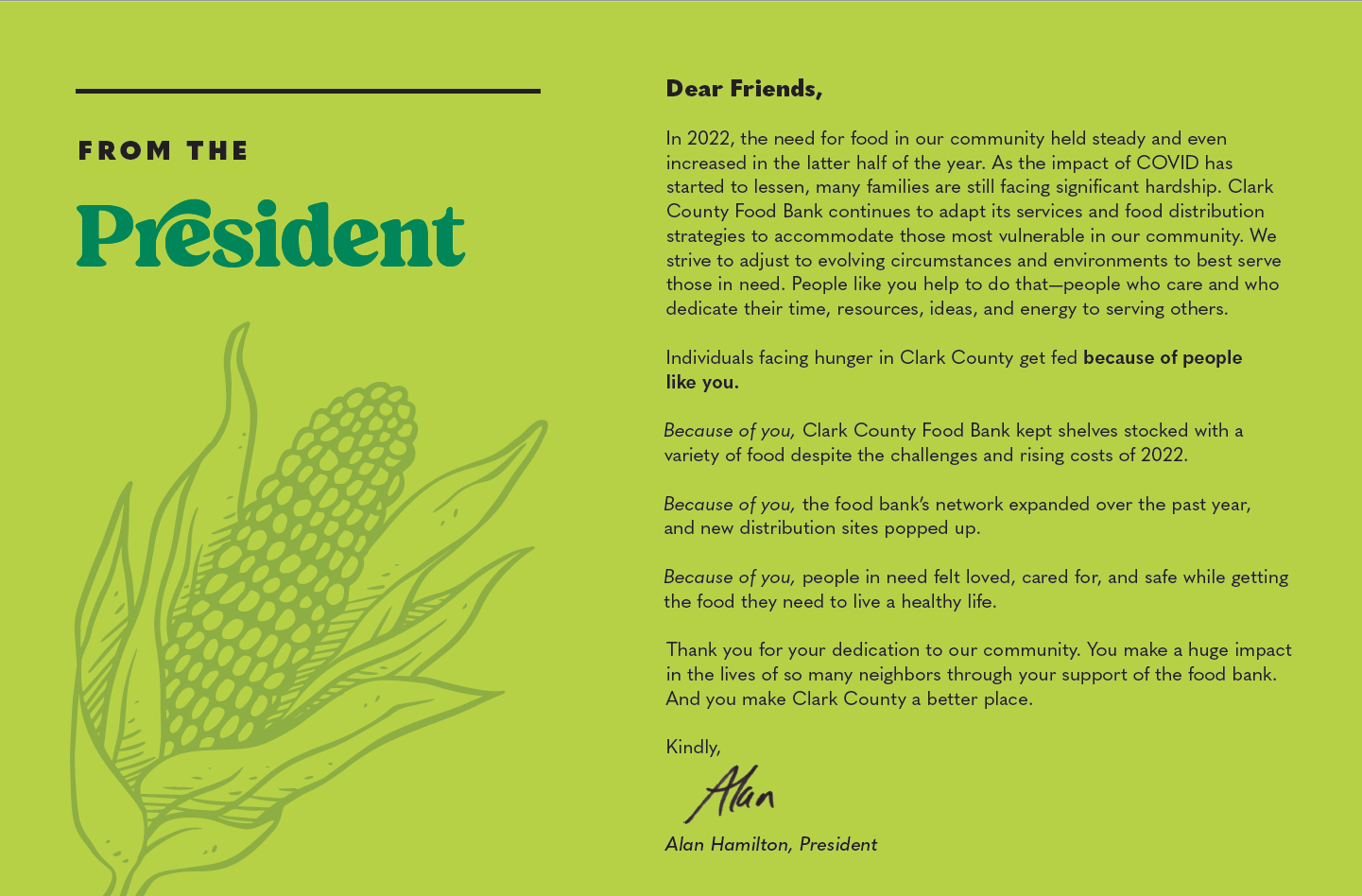 Annual Report — Clark County Food Bank