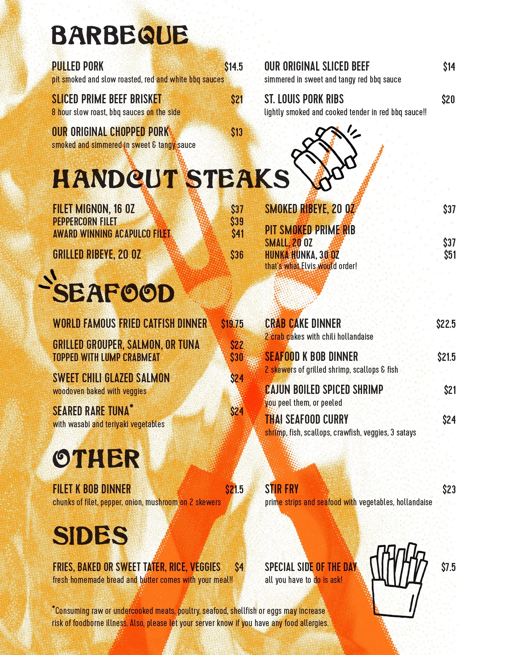 Menu — Cuz's Uptown Barbeque