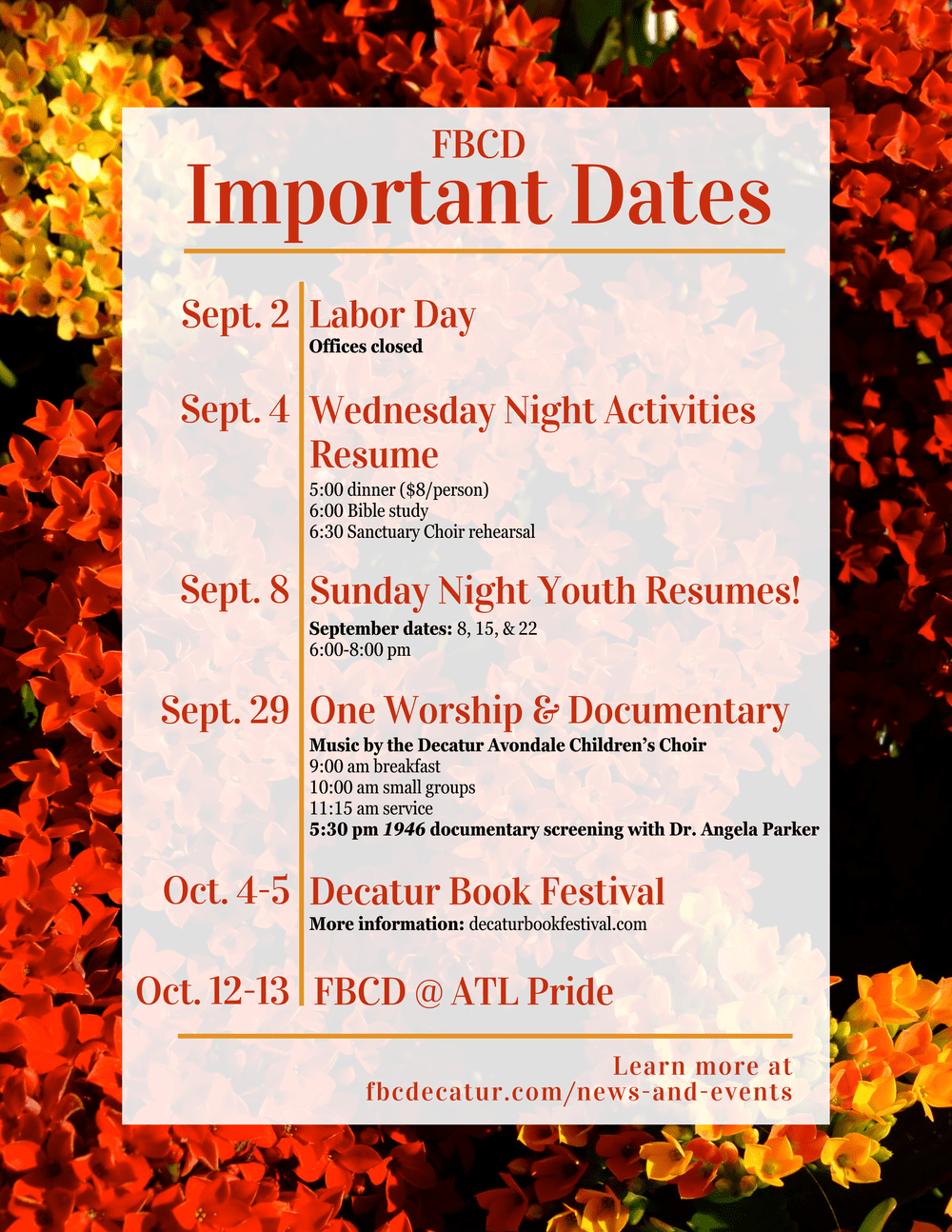 First Baptist Church Decatur