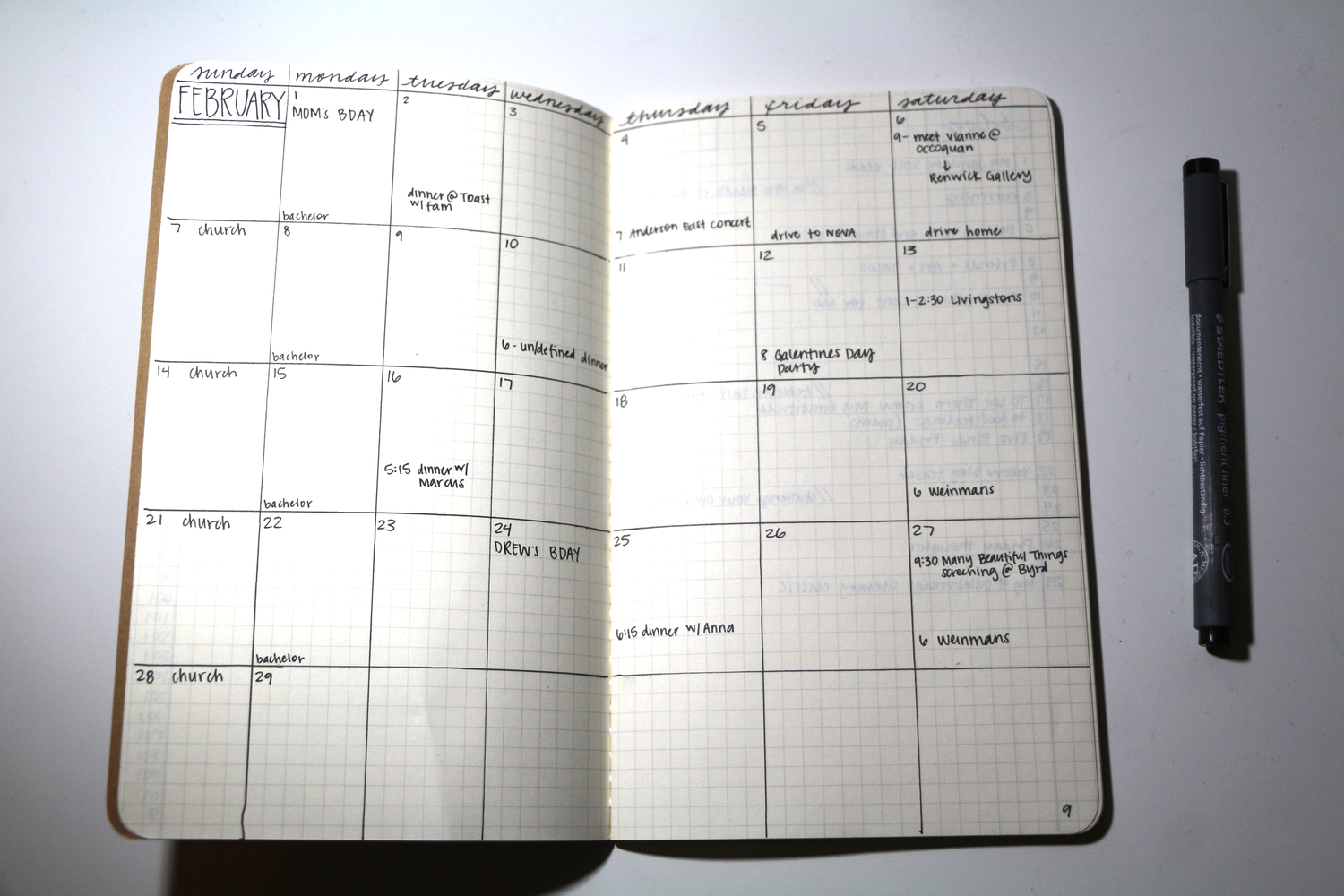 Bullet Journal: Back at It — rachel a. dawson