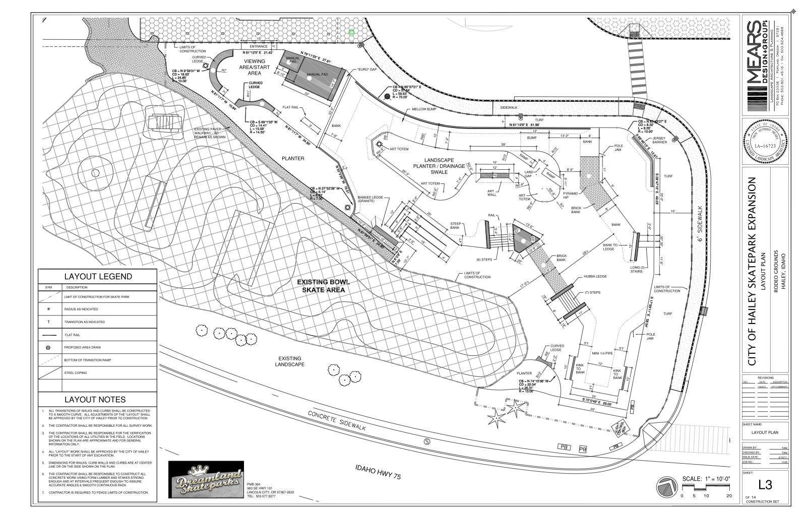 Design + Concept — Dreamland Skateparks, LLC.