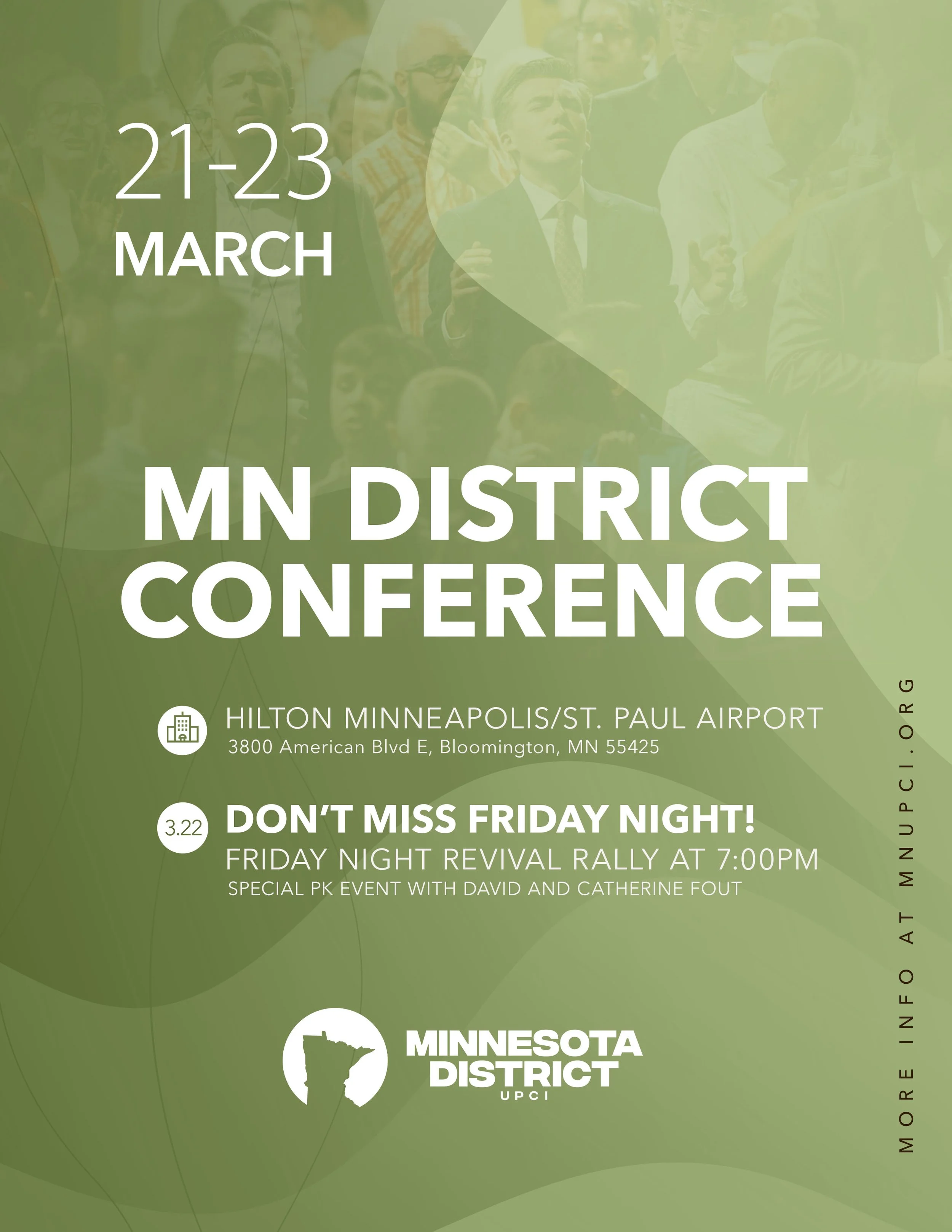 Upcoming Events — Minnesota District UPCI
