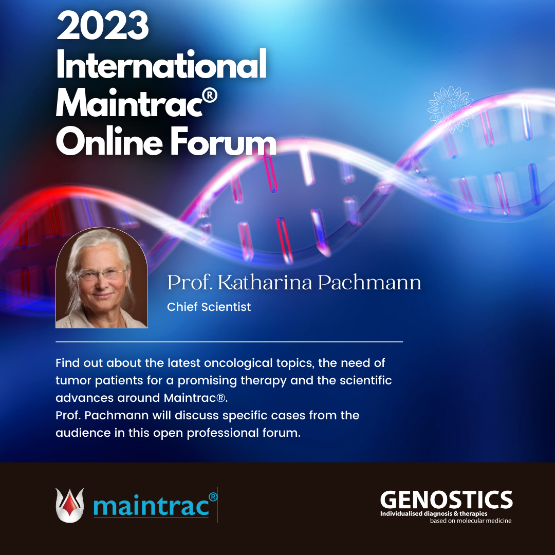 2023 Maintrac Online Forum Q2 — Genostics
