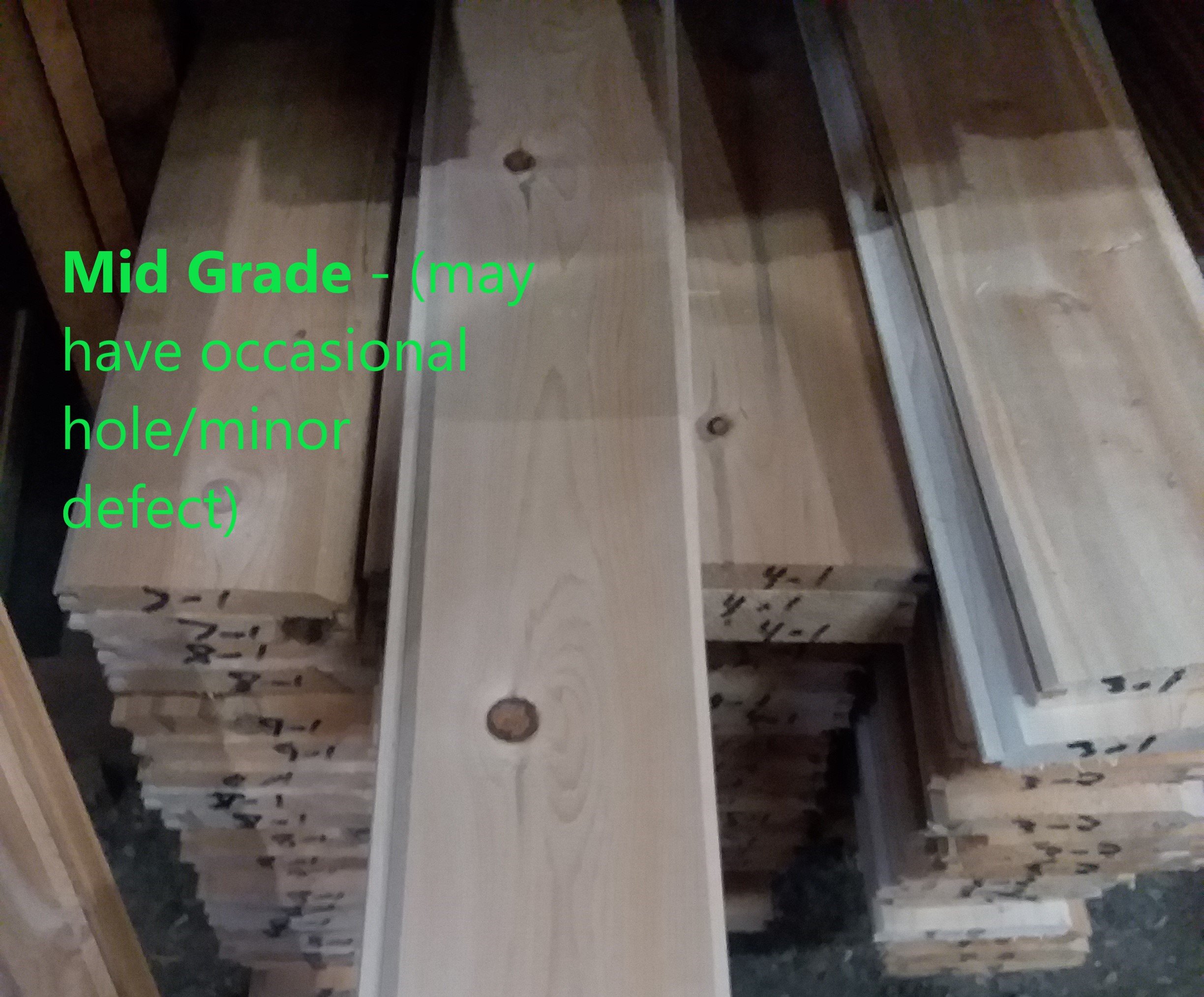 Lumber Grades — Maine Cedar Store