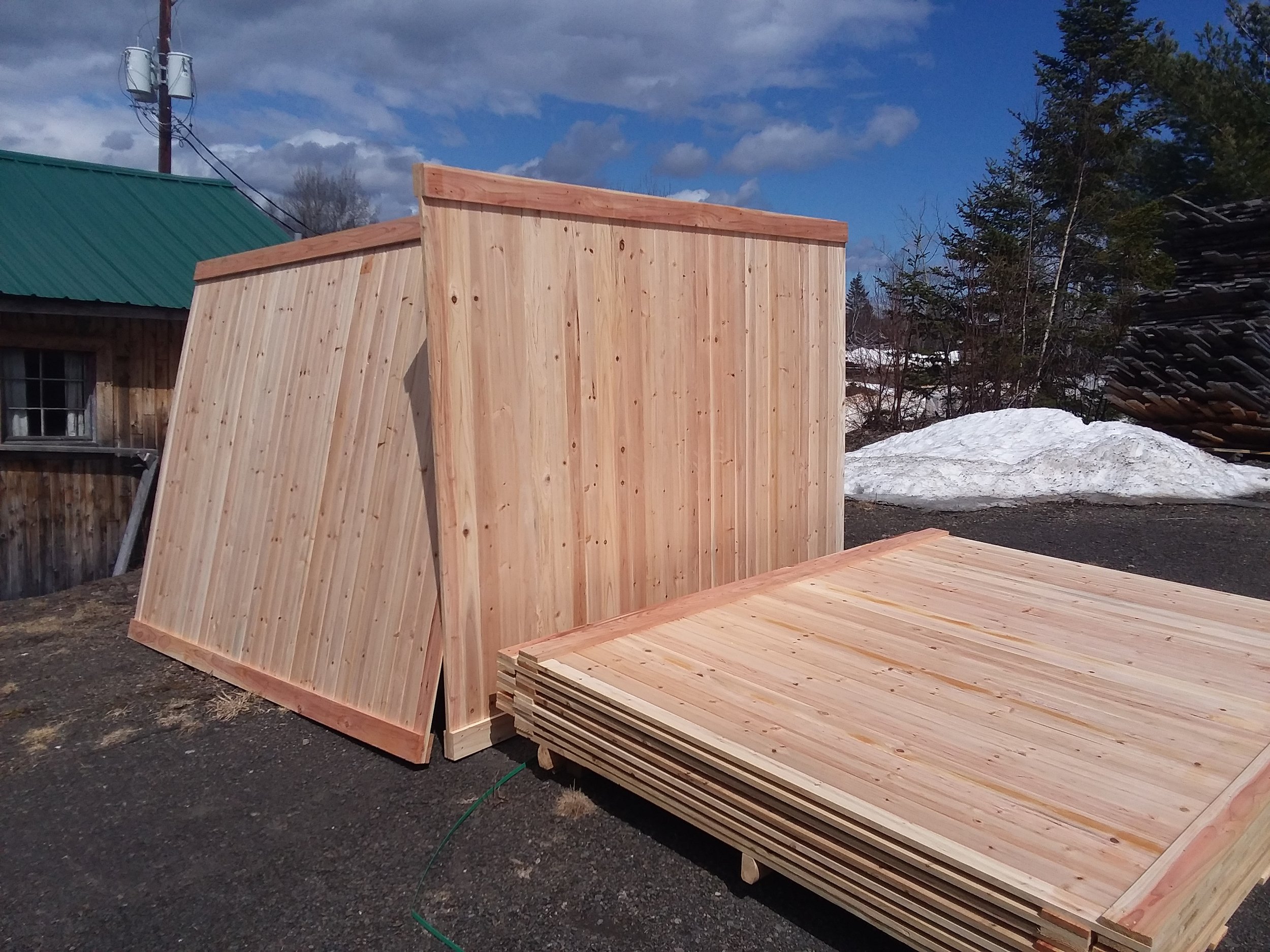 Fence Panels and Post — Maine Cedar Store