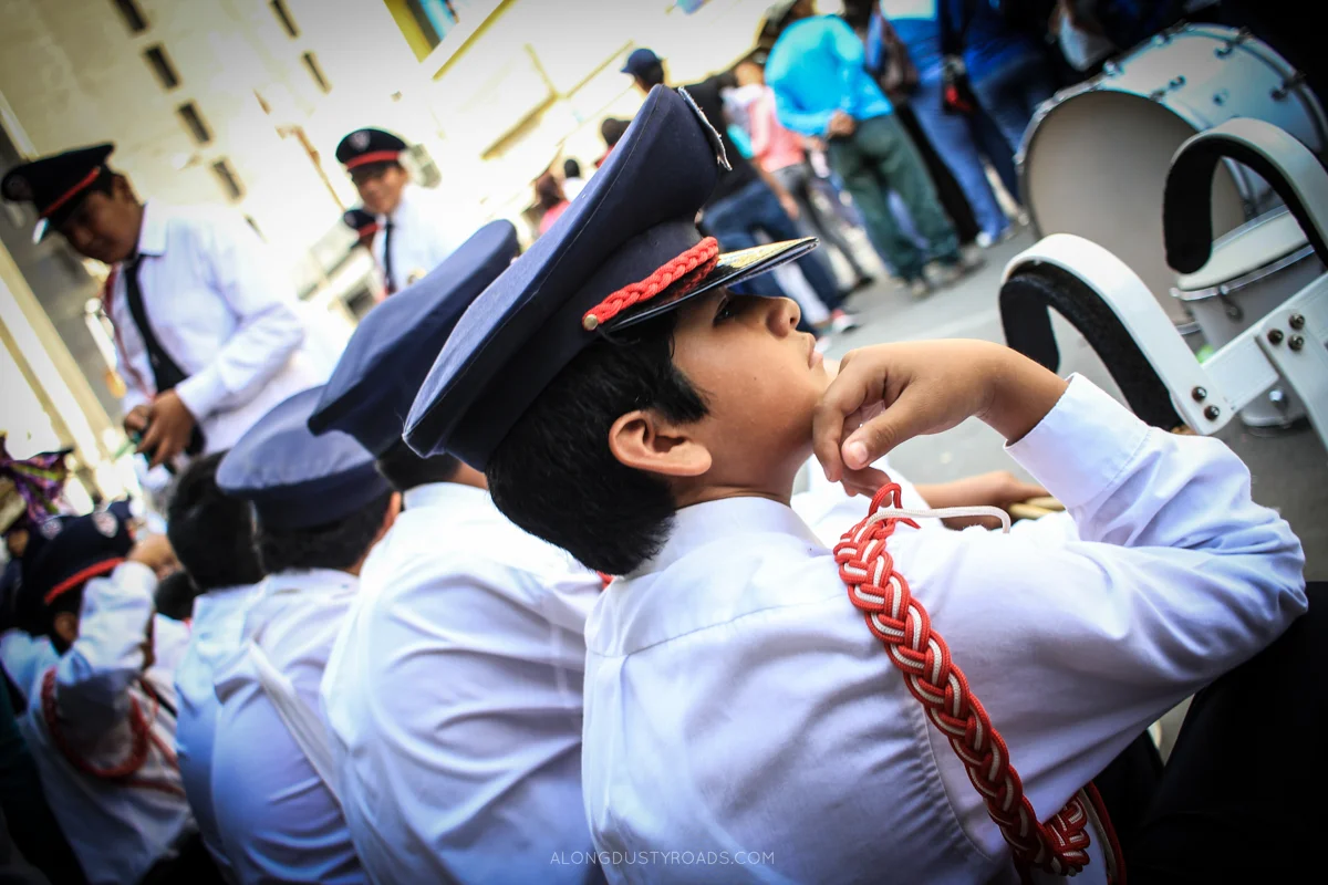 Marching in the Streets | Peruvian Independence Celebrations — ALONG ...