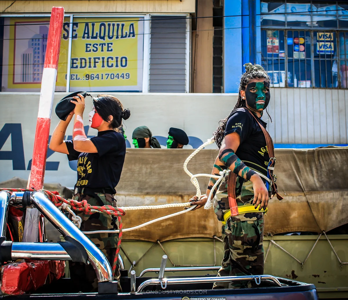 Marching in the Streets | Peruvian Independence Celebrations — ALONG ...