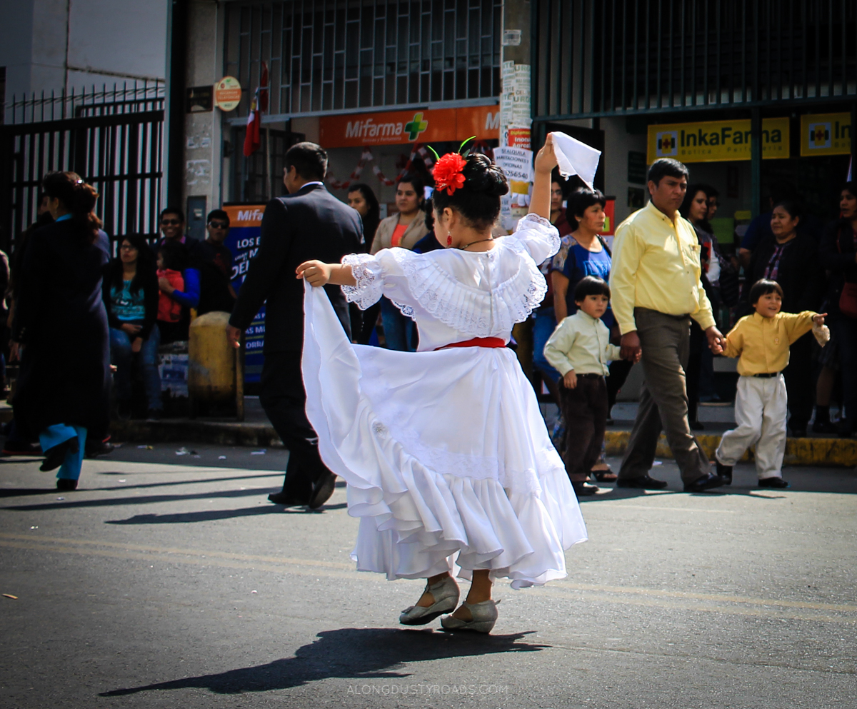 Marching in the Streets | Peruvian Independence Celebrations — ALONG ...