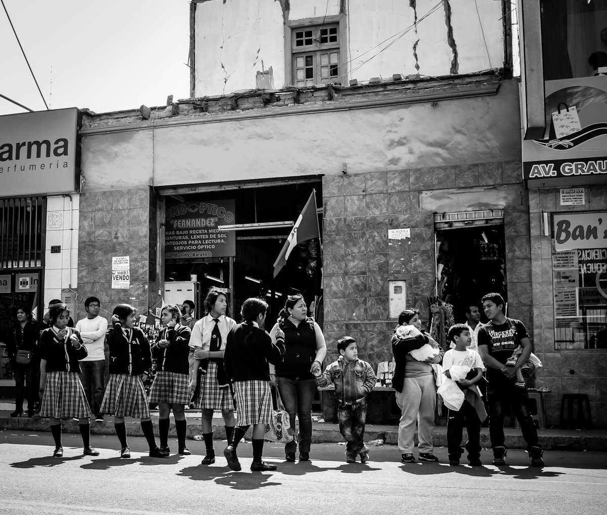 Marching in the Streets | Peruvian Independence Celebrations — ALONG ...