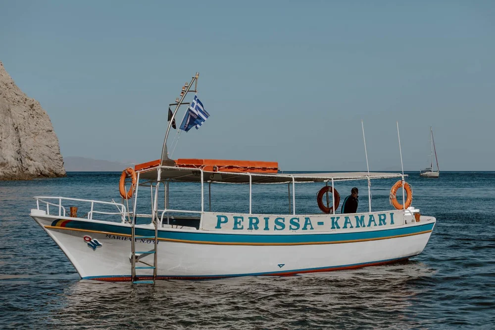 A Travel Guide To Perissa Beach | The Best Beach Town in Santorini ...