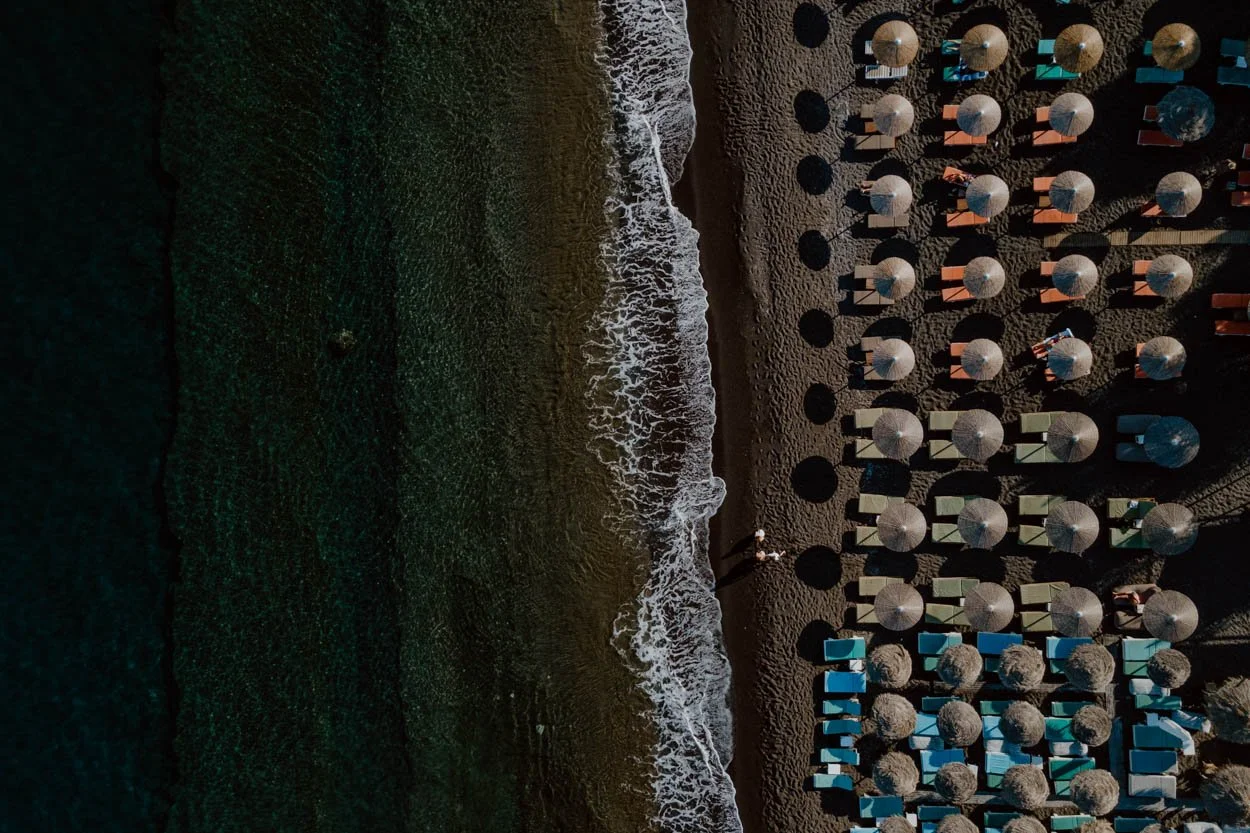 A Travel Guide To Perissa Beach | The Best Beach Town in Santorini ...