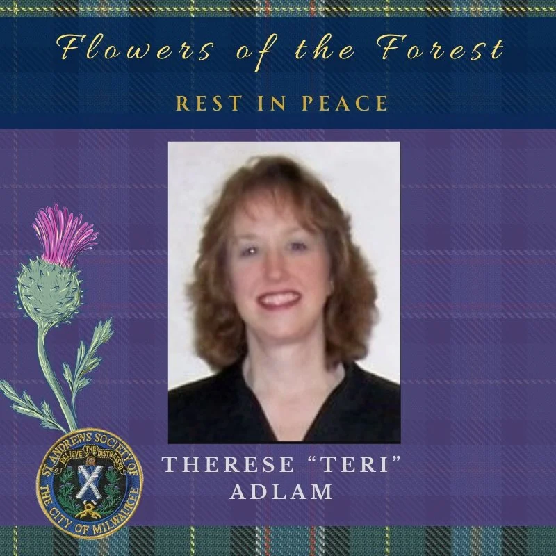 Flowers of the Forest: Teri Adlam — Saint Andrew's Society