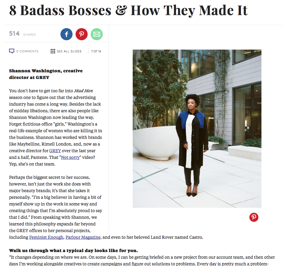 Seen + Heard — Shannon Washington