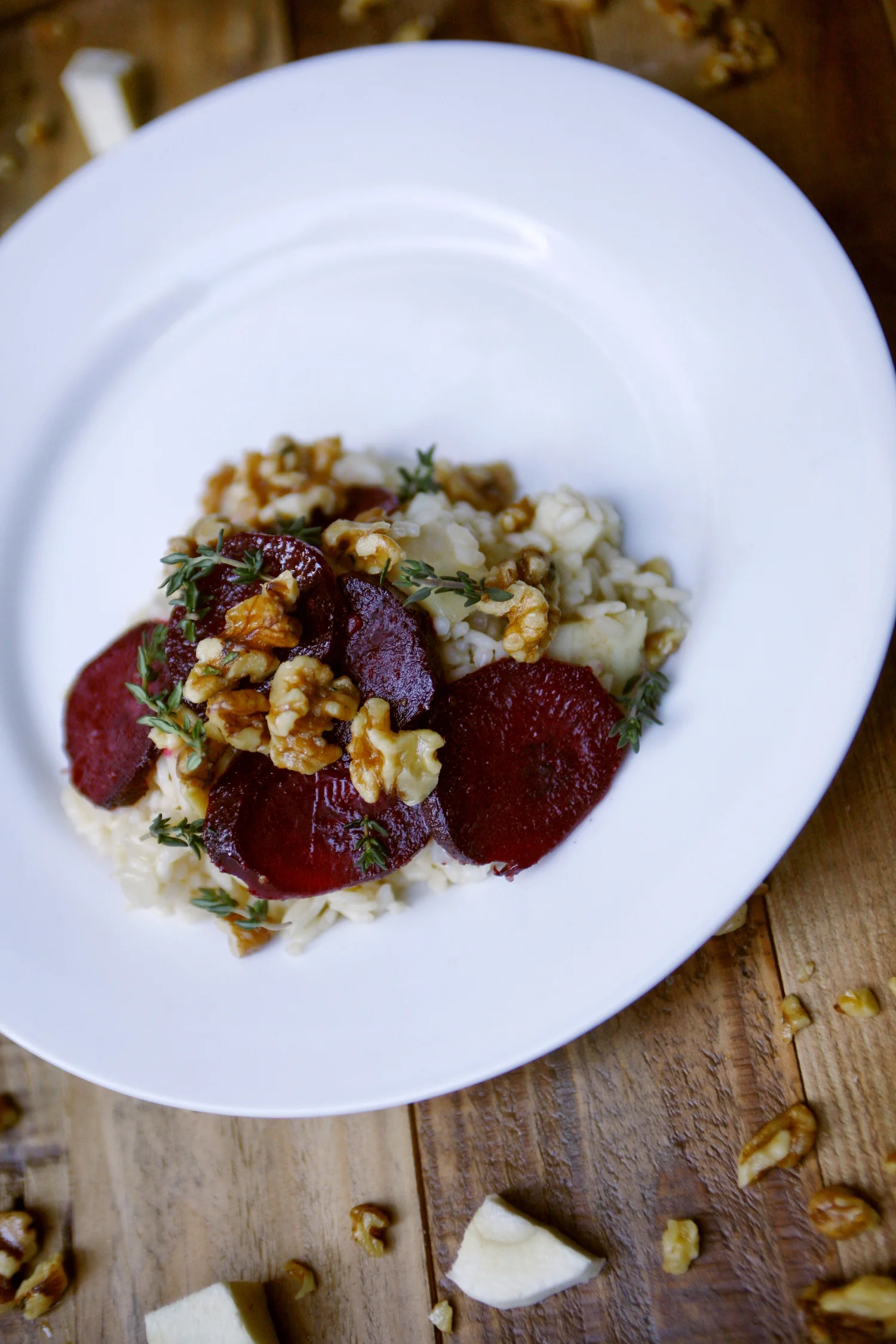 Parsnip Risotto With Beets And Walnuts — Suzanne Spiegoski