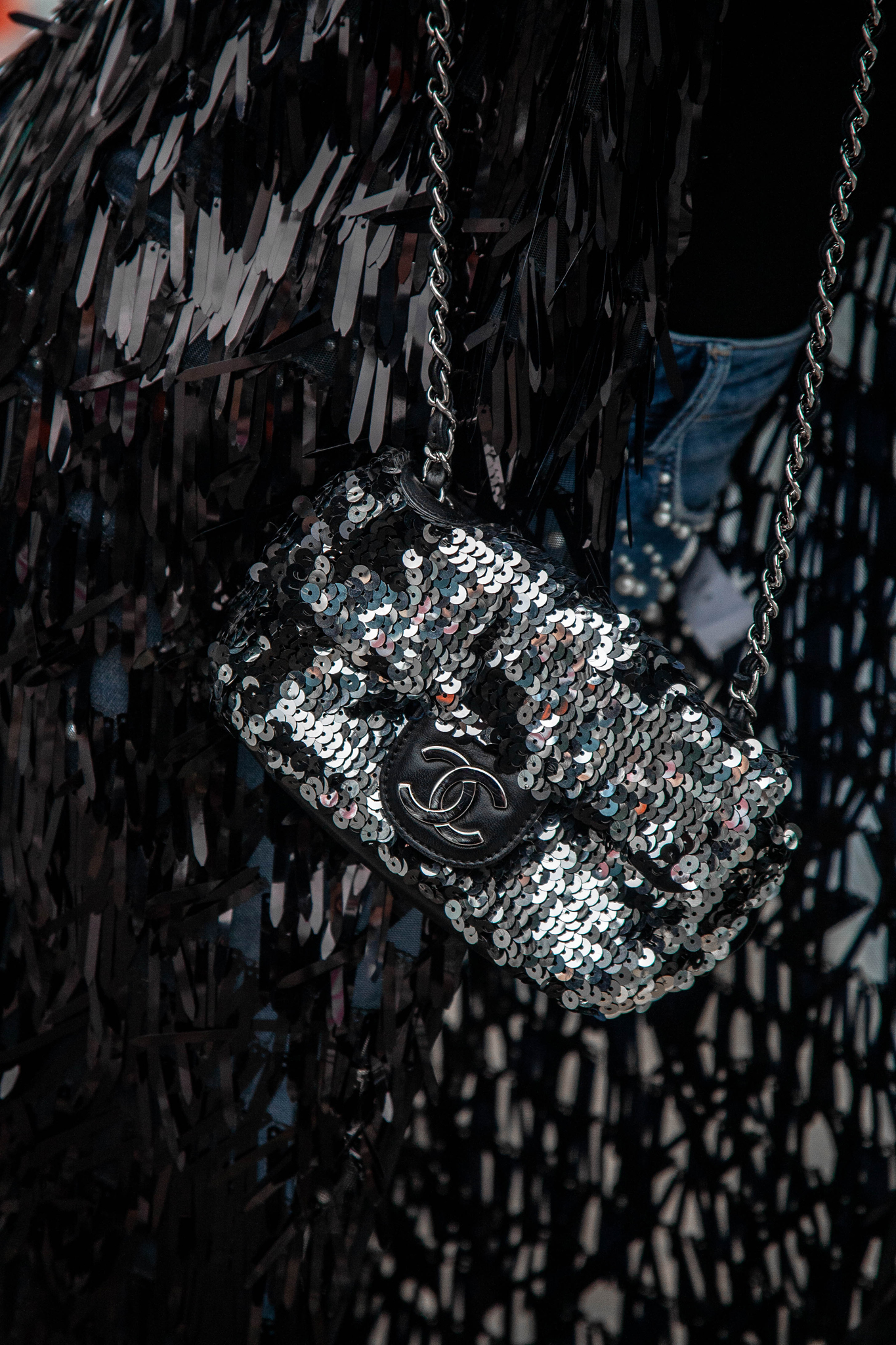 The Chicest Dramatic Sequined Duster — Suzanne Spiegoski