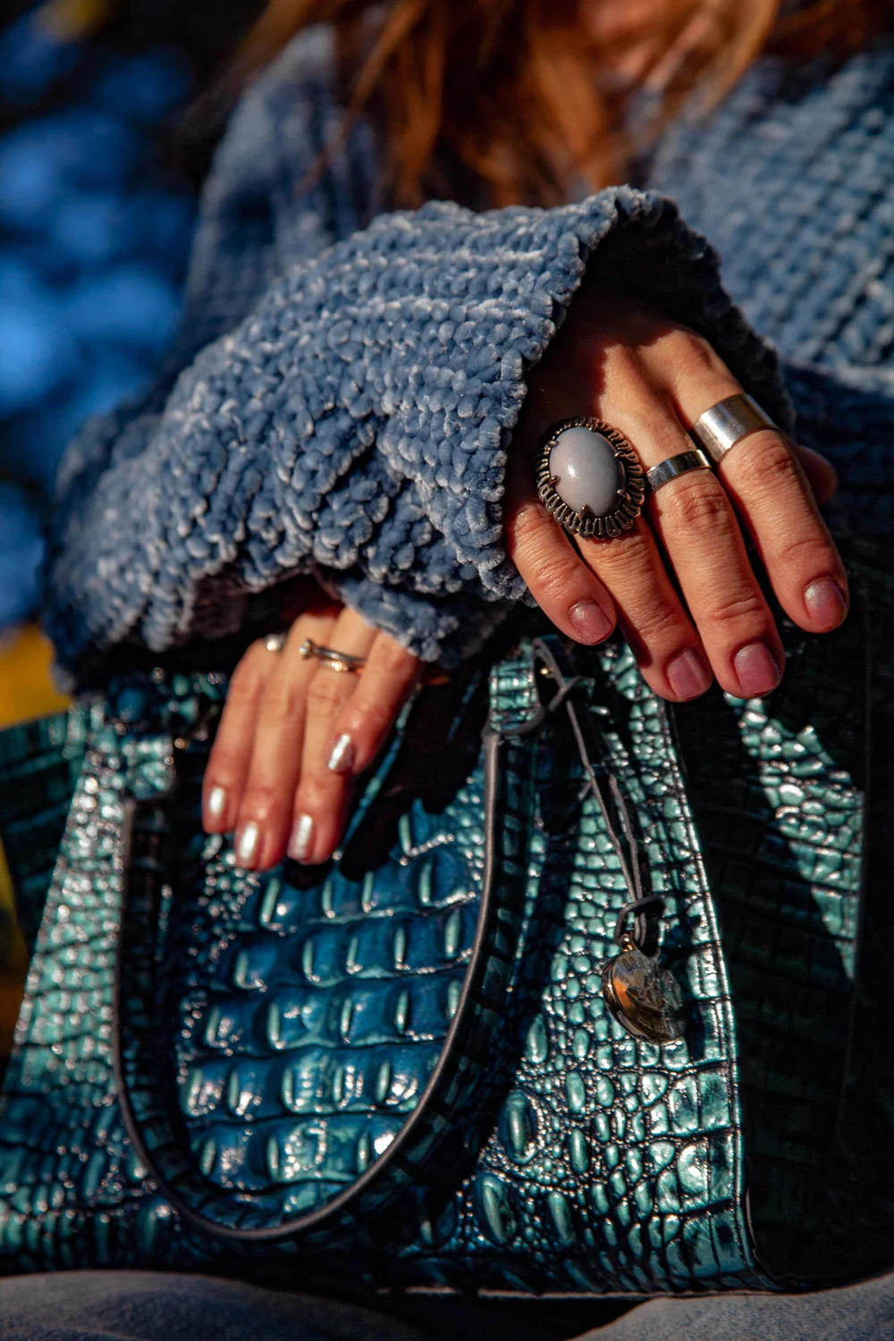 A Cool Way to Wear Blue and Pink for Fall — Suzanne Spiegoski