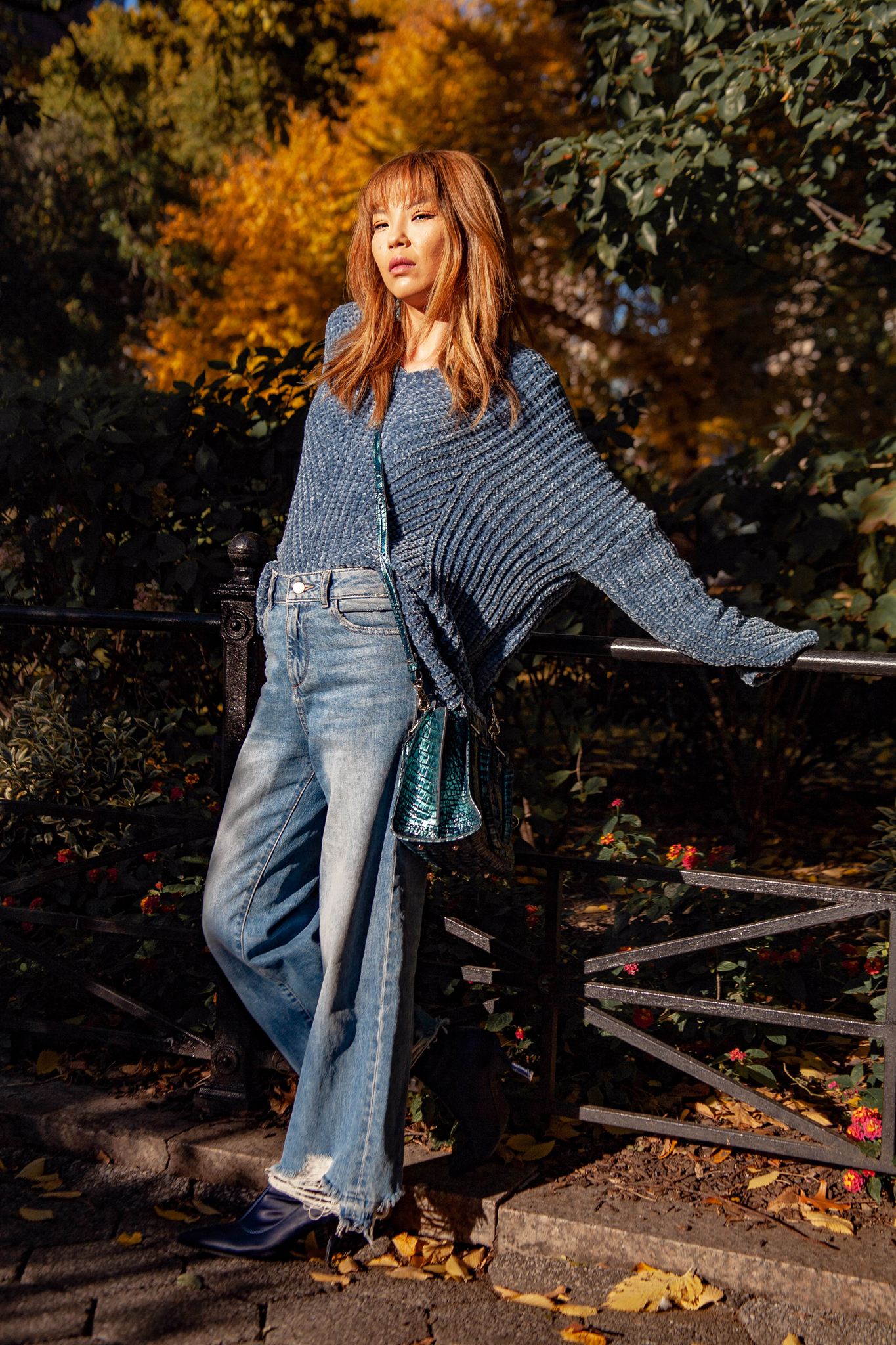 A Cool Way to Wear Blue and Pink for Fall — Suzanne Spiegoski