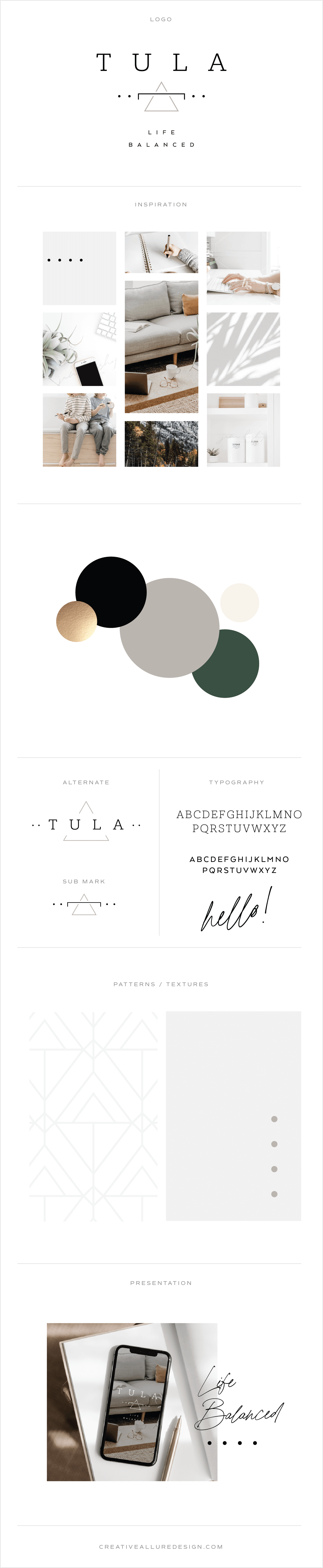 Tula Personal Concierge Service Logo and Brand Design — Creative Allure ...