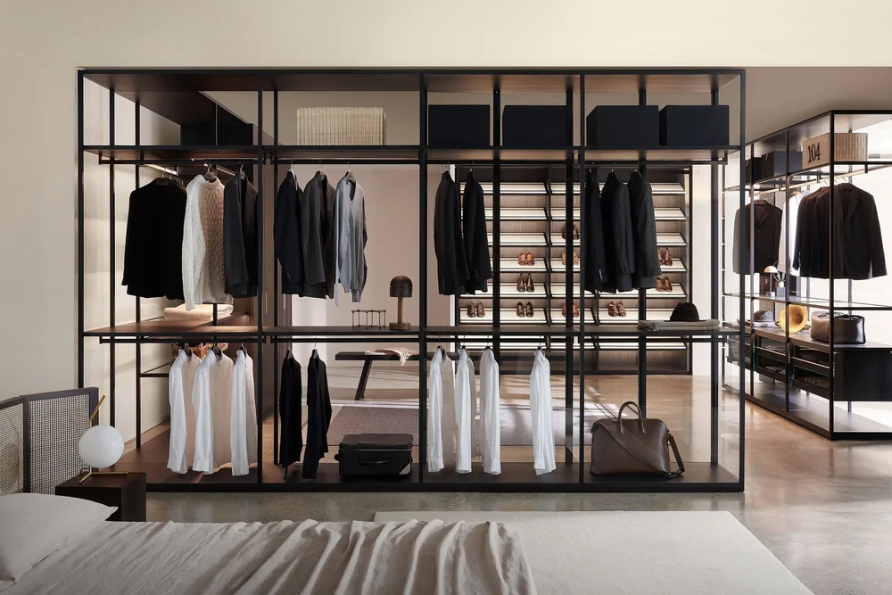 Porro Dressing Room - Modular Walk-In Closet System — West | Out East