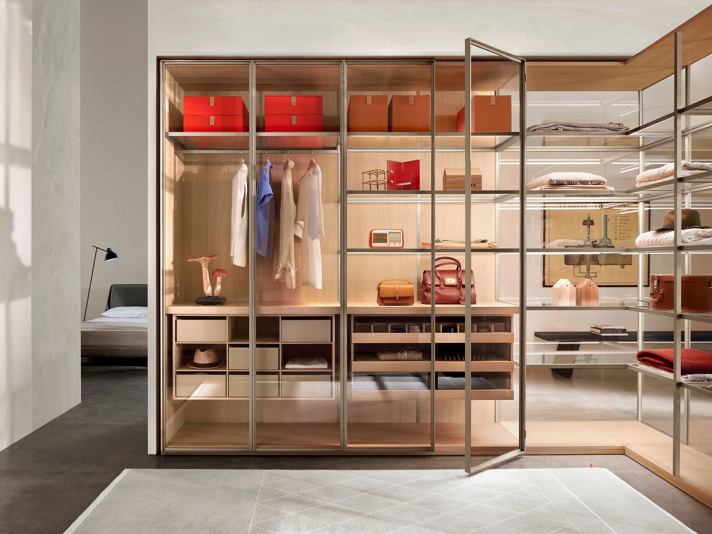 Porro Dressing Room - Modular Walk-In Closet System — West | Out East