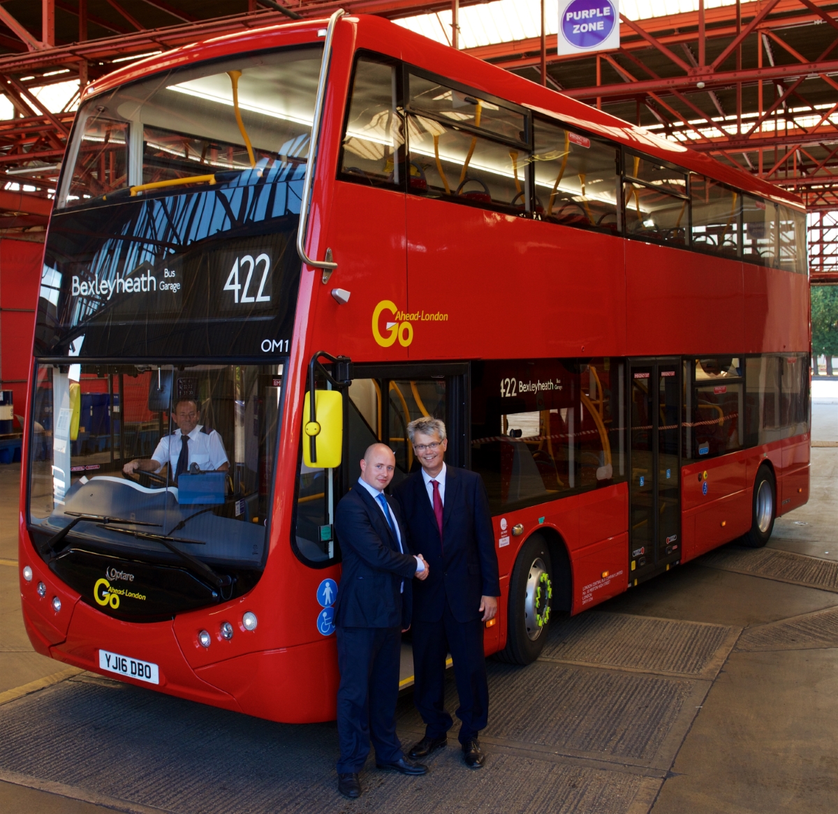 Metrodecker Starts Operation With Go Ahead London Optare PLC