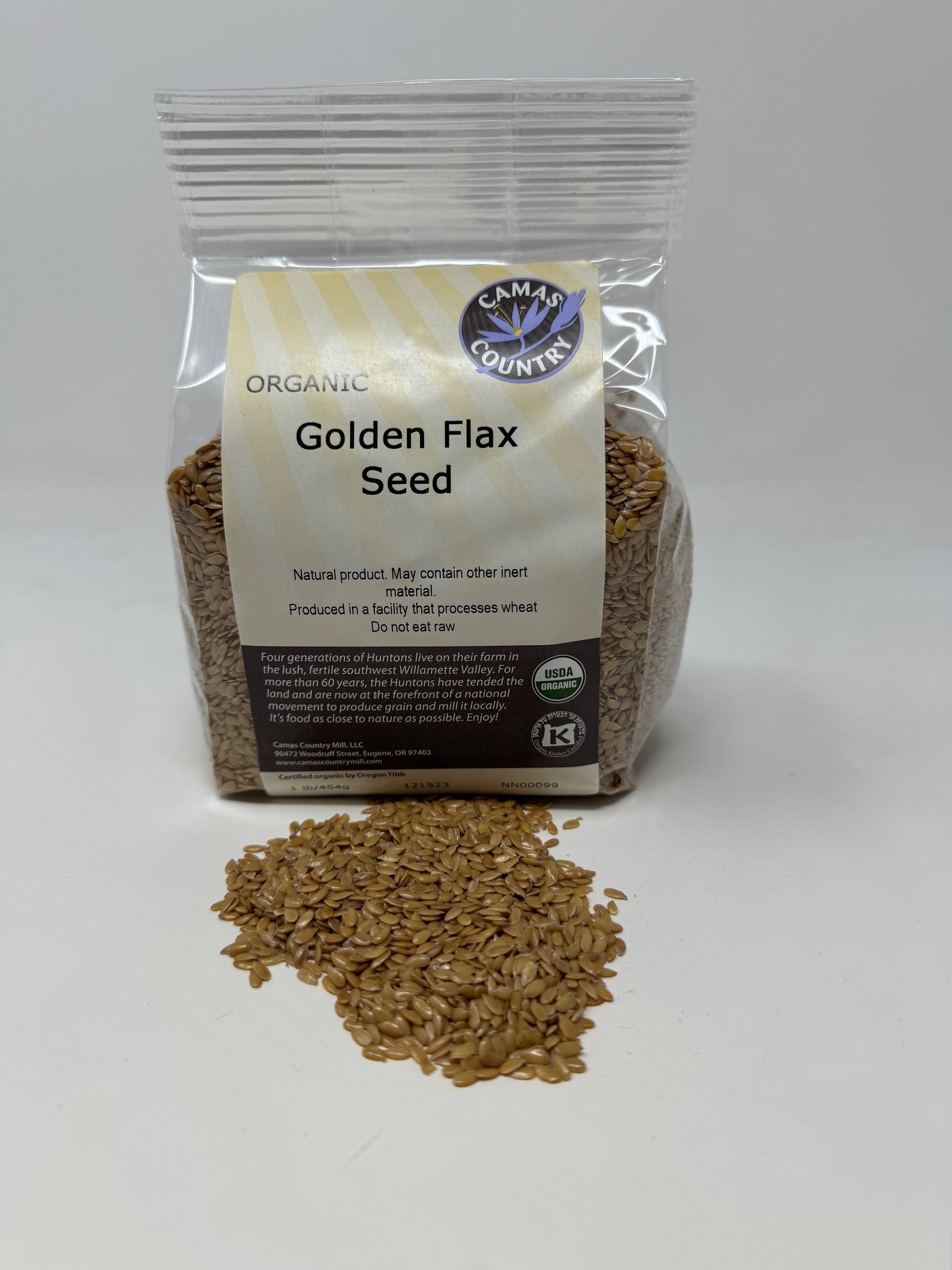 Golden Flax Seed, Organic — Camas Country Mill