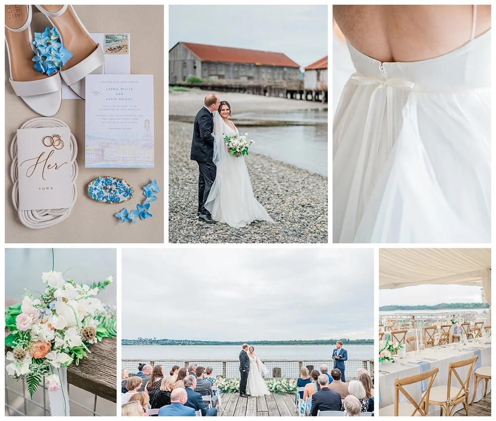 Carrie & Kevin's Elevated PNW Wedding at Semiahmoo Resort | B. Jones ...