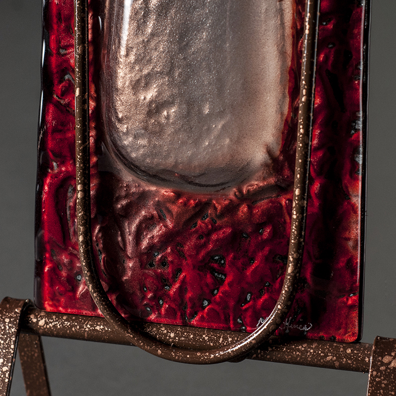 Mark Hines Ruby Rectangle Vase — Earthenworks