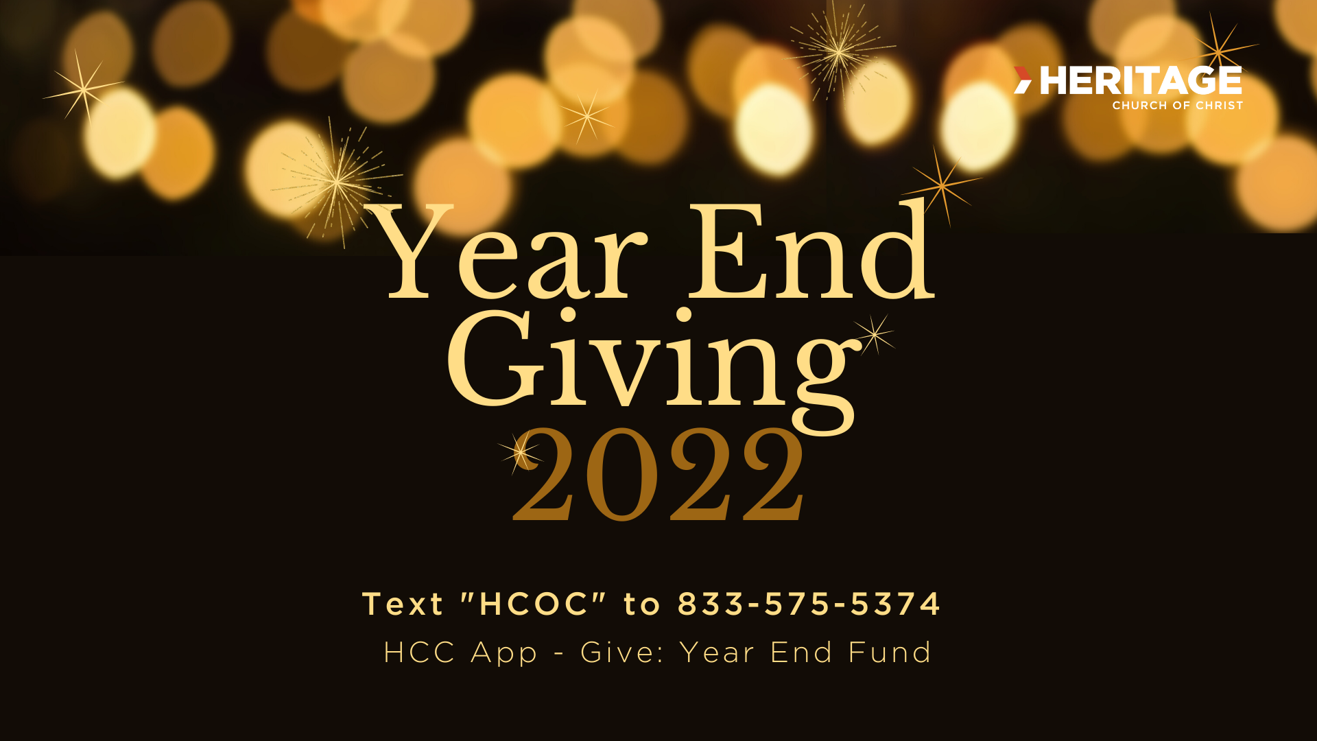 Events Calendar — Heritage Church of Christ