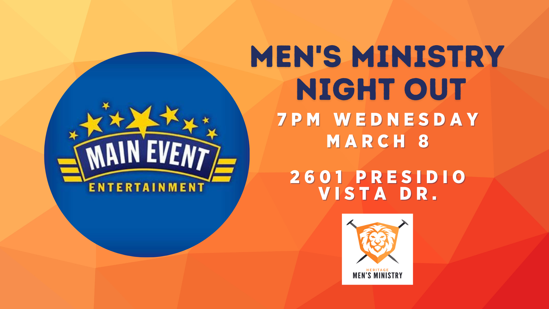 Events Calendar — Heritage Church of Christ