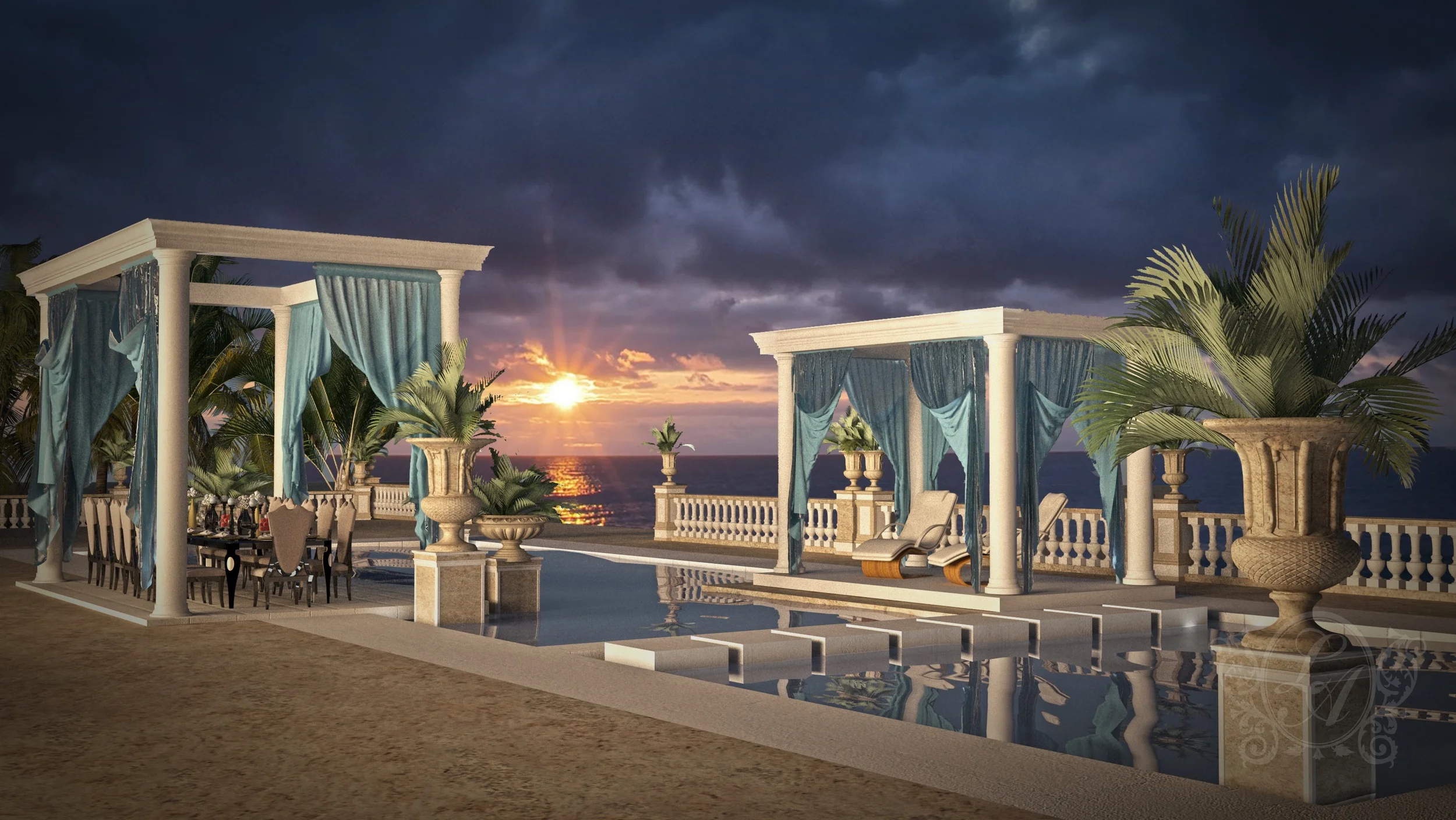 Kuwait Villa — Студия элитного дизайна интерьера | Архитектурное бюро