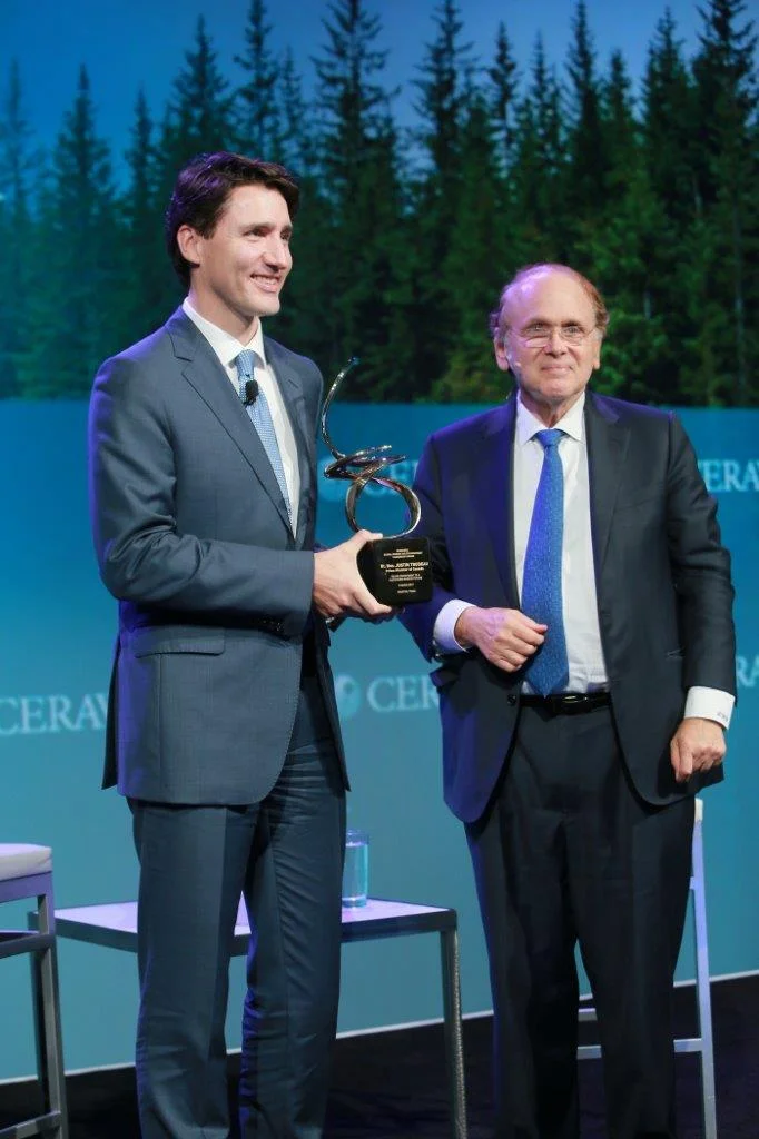 Recognition Award to Canadian Prime Minister | Bennett Awards