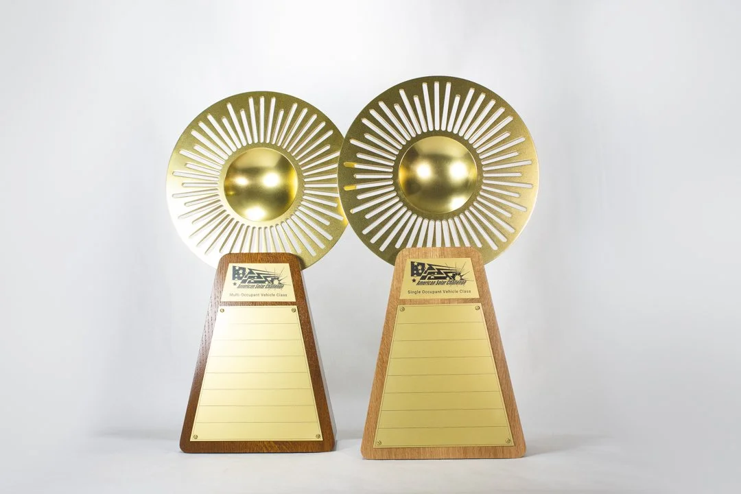 The American Solar Challenge's Gold "Sun" Awards | Custom Awards and ...