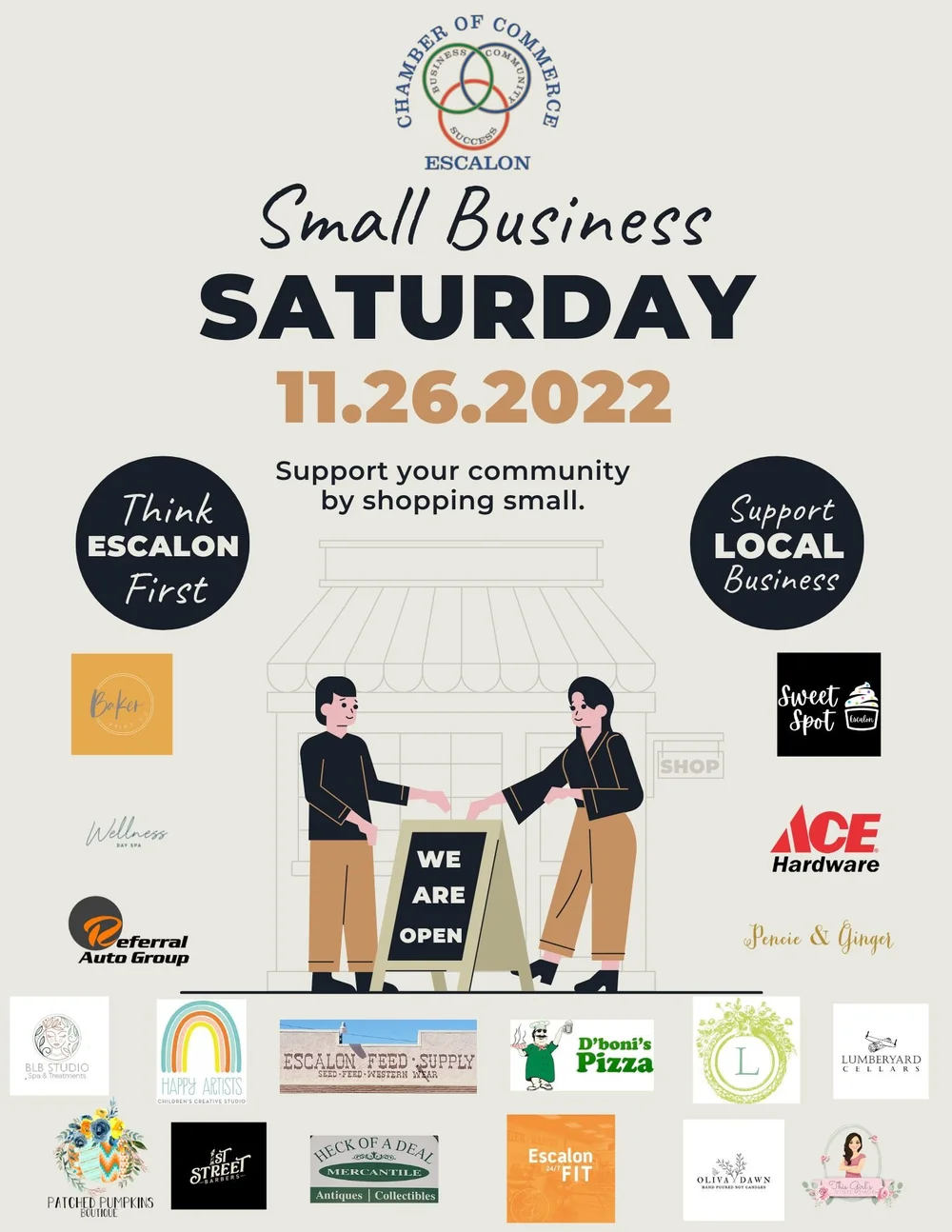 Small Business Saturday — Escalon Chamber of Commerce